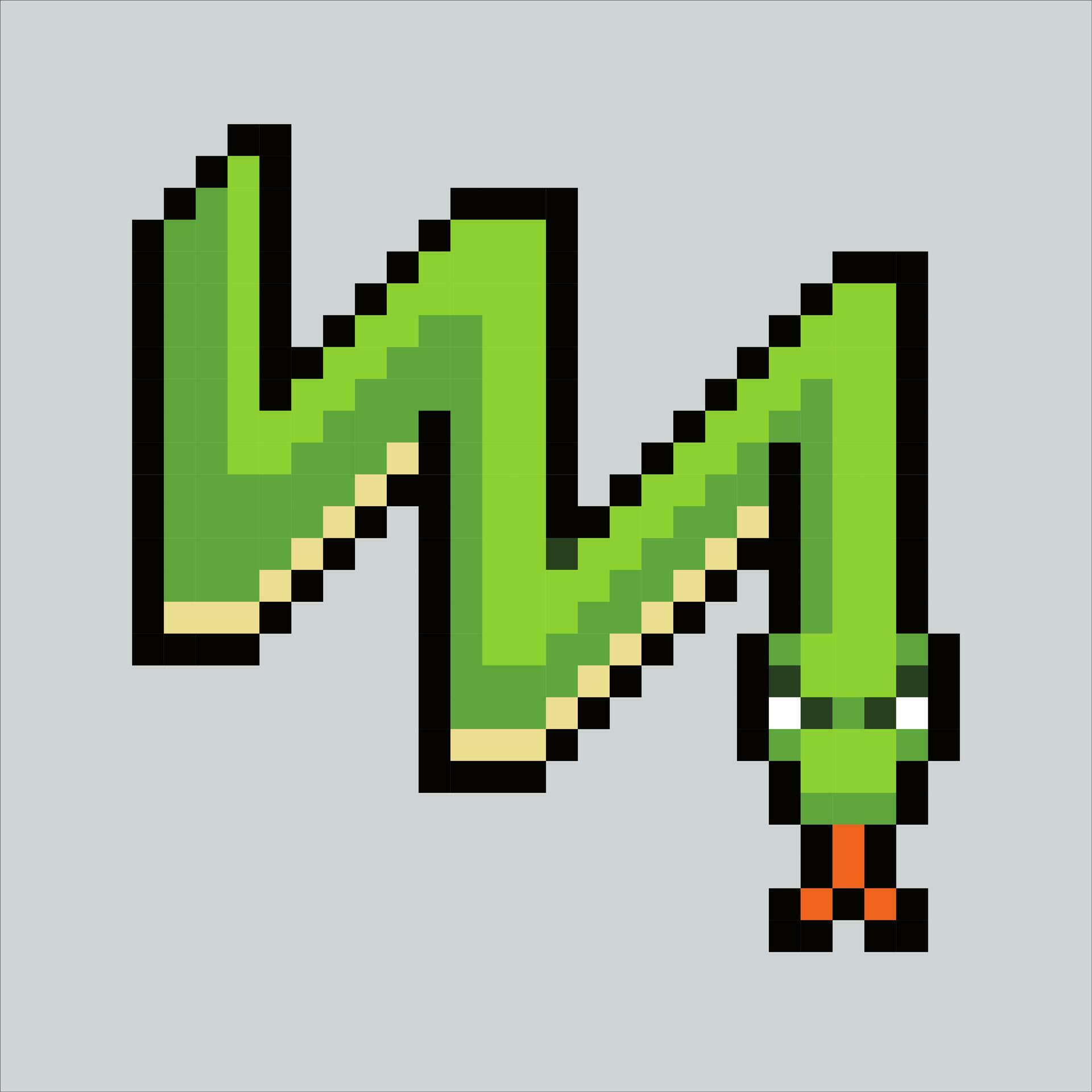 Pixel art illustration Snake. Pixelated Snake. Snake reptile animal ...