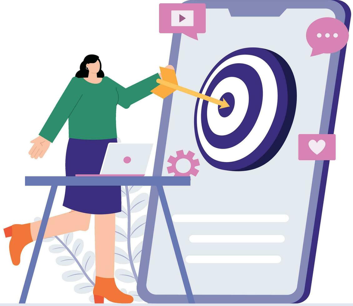 Mobile Advertising Strategies Illustration 27176054 Vector Art At Vecteezy