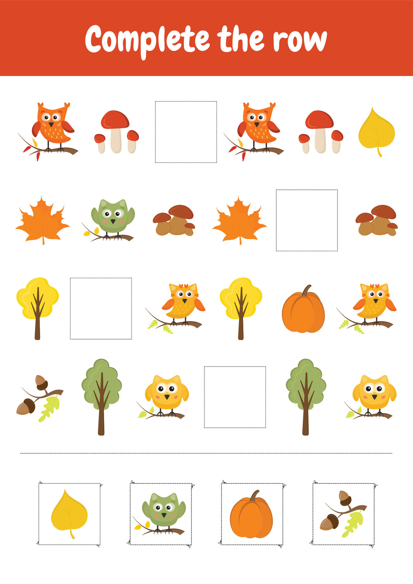 Complete the row. What comes next. Patterns by adding missing element ... Complete the row. What comes next. Patterns by adding missing element ...