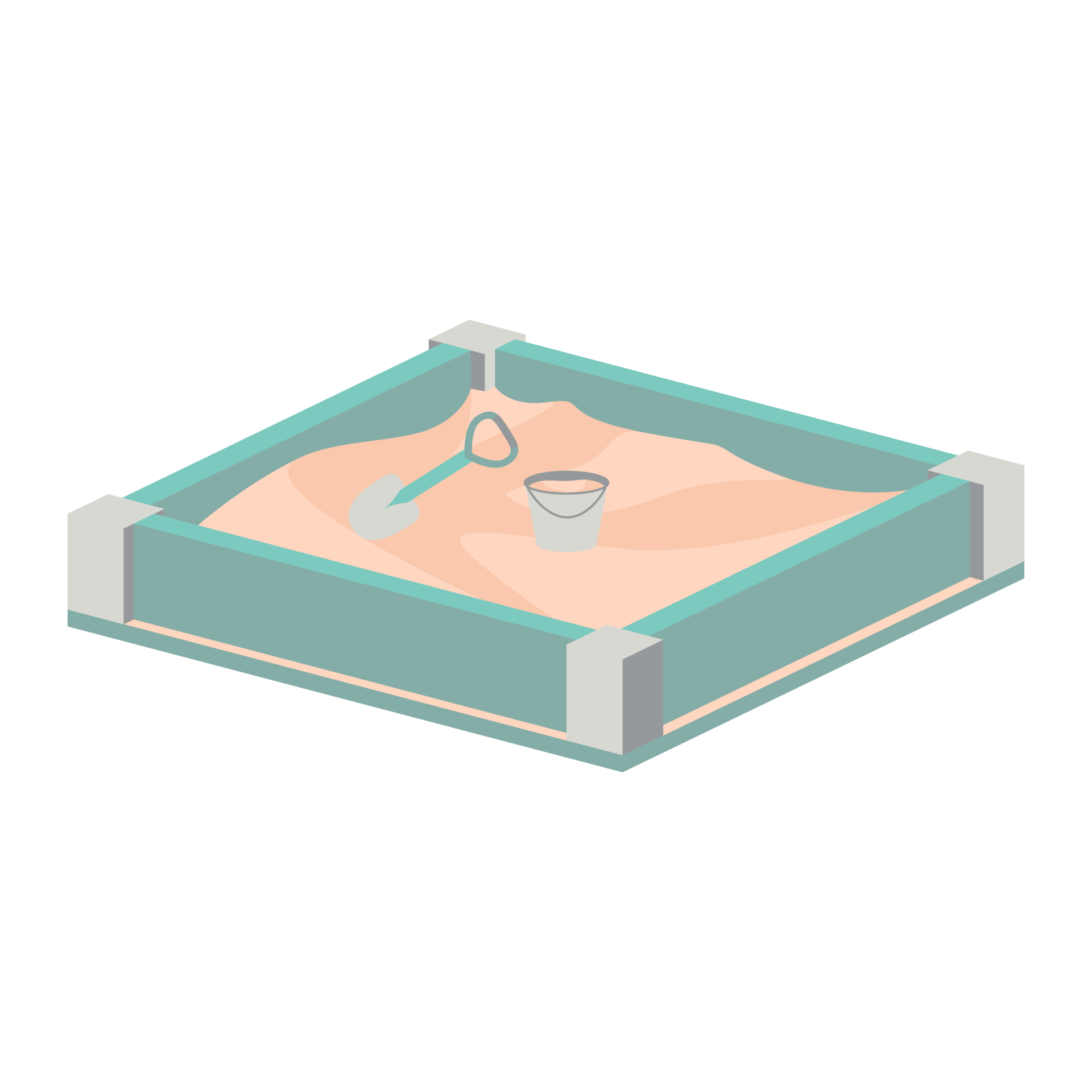 Outdoor Sand Box Toys On The Playground 27181142 Png