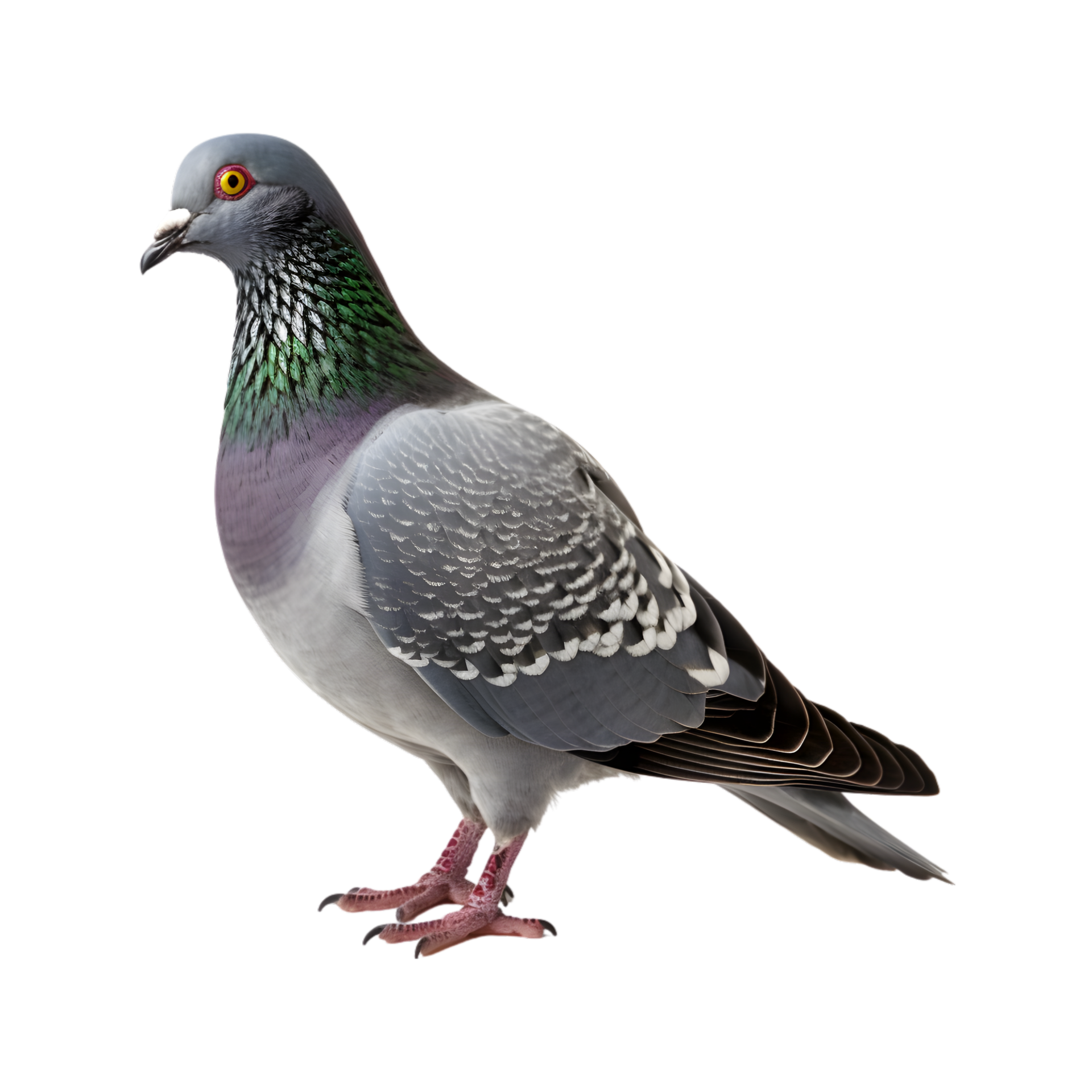 full body of a racing pigeon, side view isolated on a transparent background 27182676 PNG