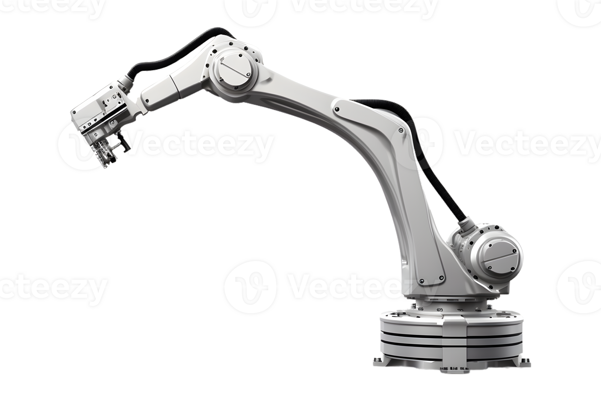 Industrial robotic arm isolated on a transparent background 27182869 PNG