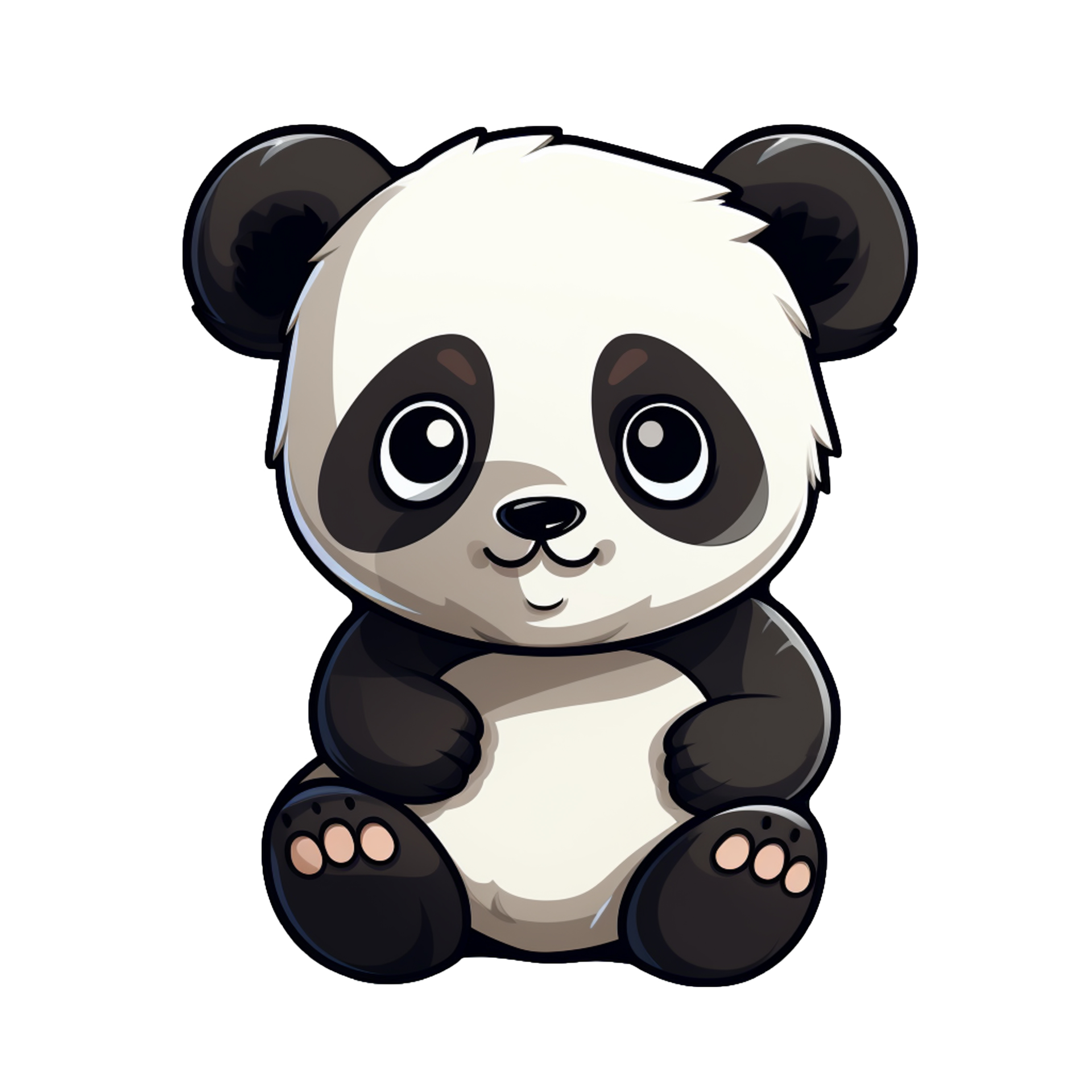 Cute baby panda sticker transparent png 27183092 PNG