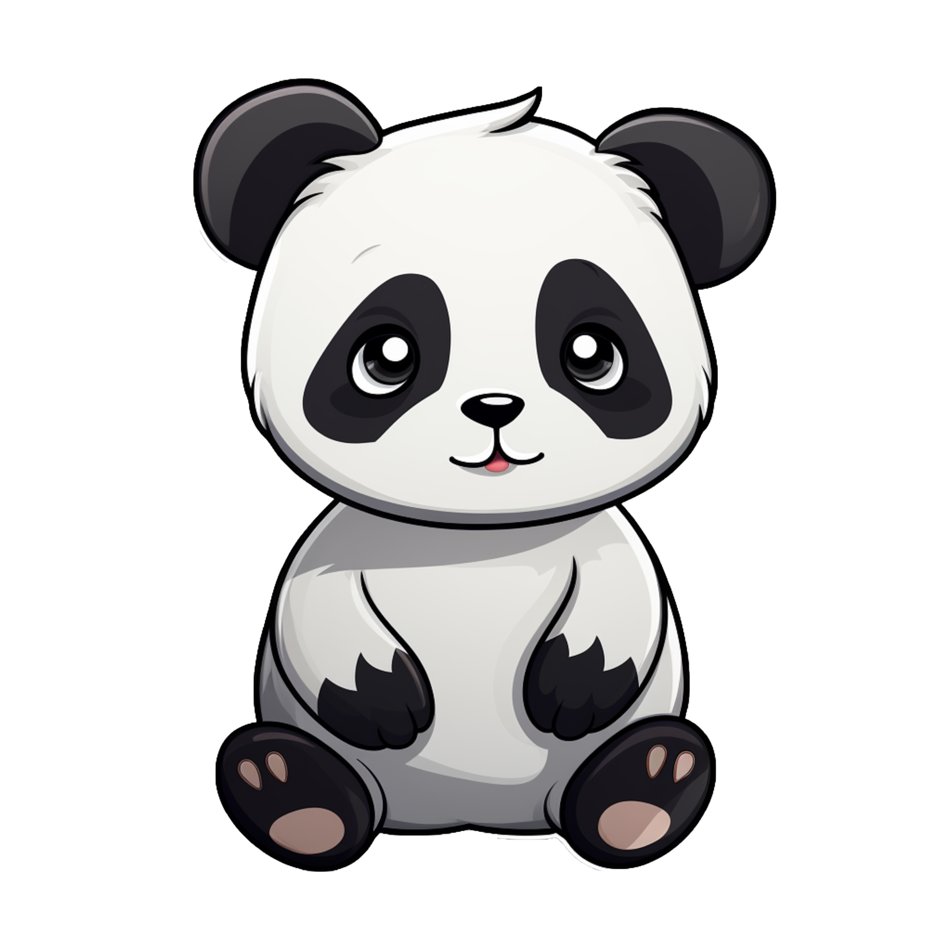 Cute baby panda sticker transparent png 27187539 PNG