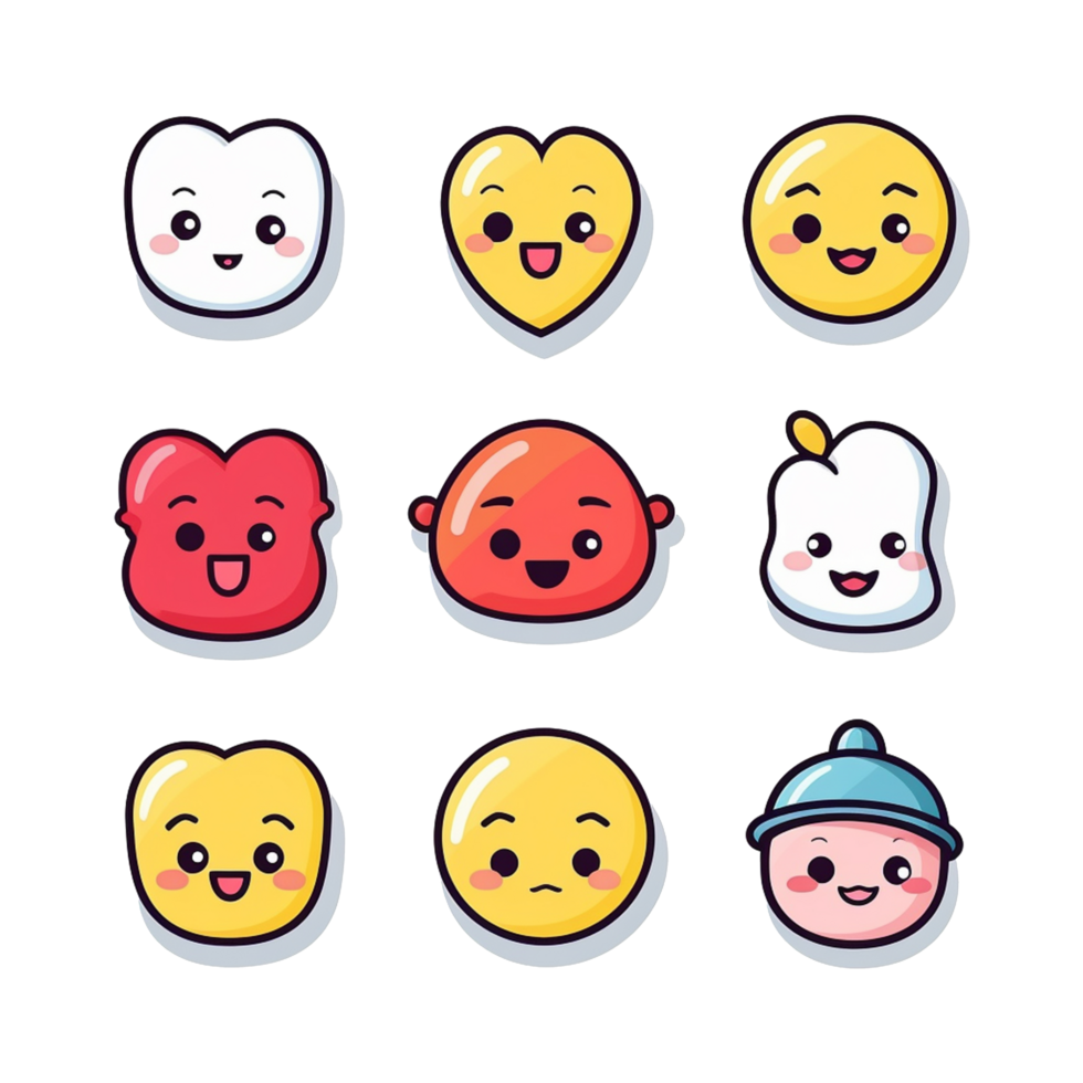 Sticker emoticon cute transparent png 27187682 PNG