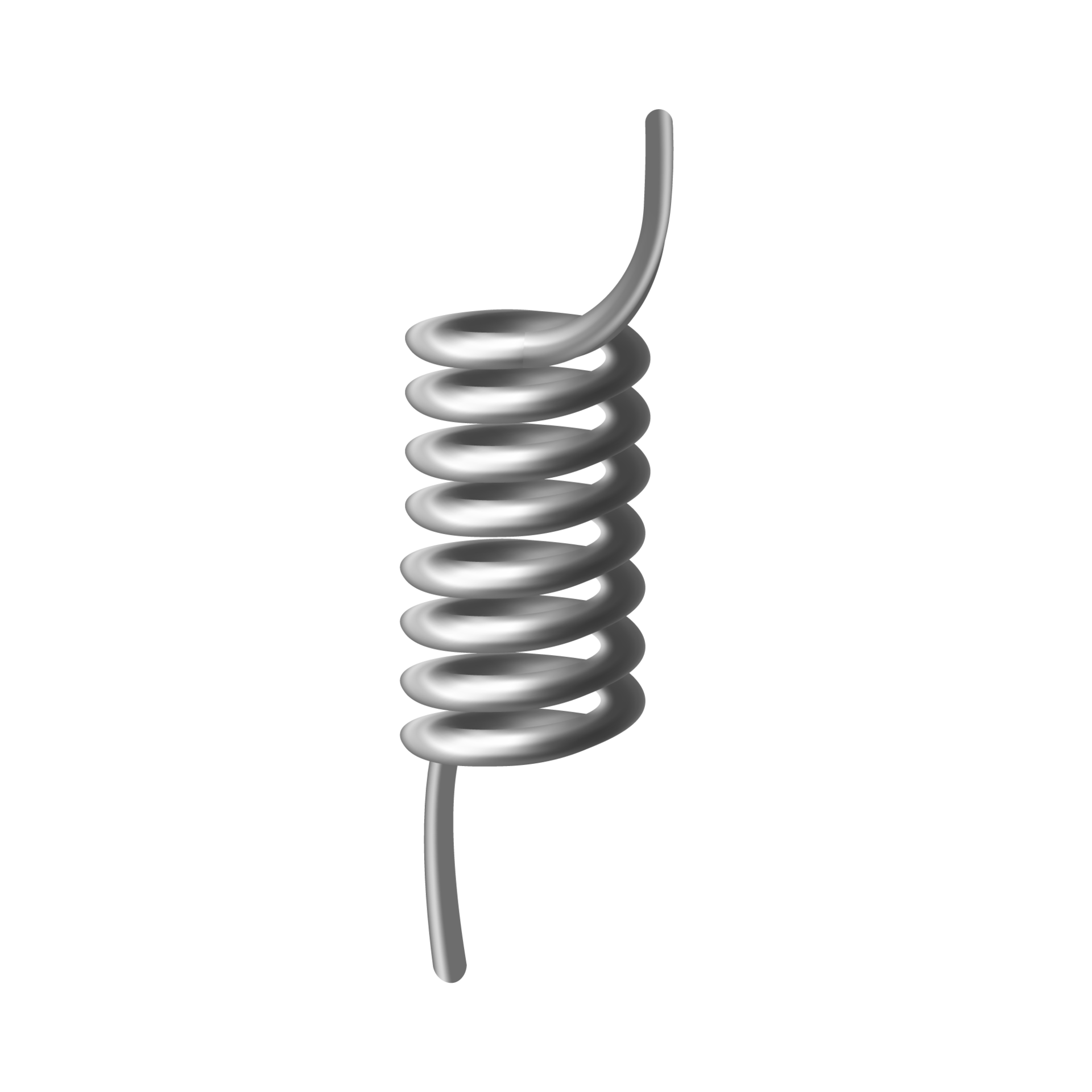 Metal steel spring detail with pins realistic illustration isolated. 27189362 PNG