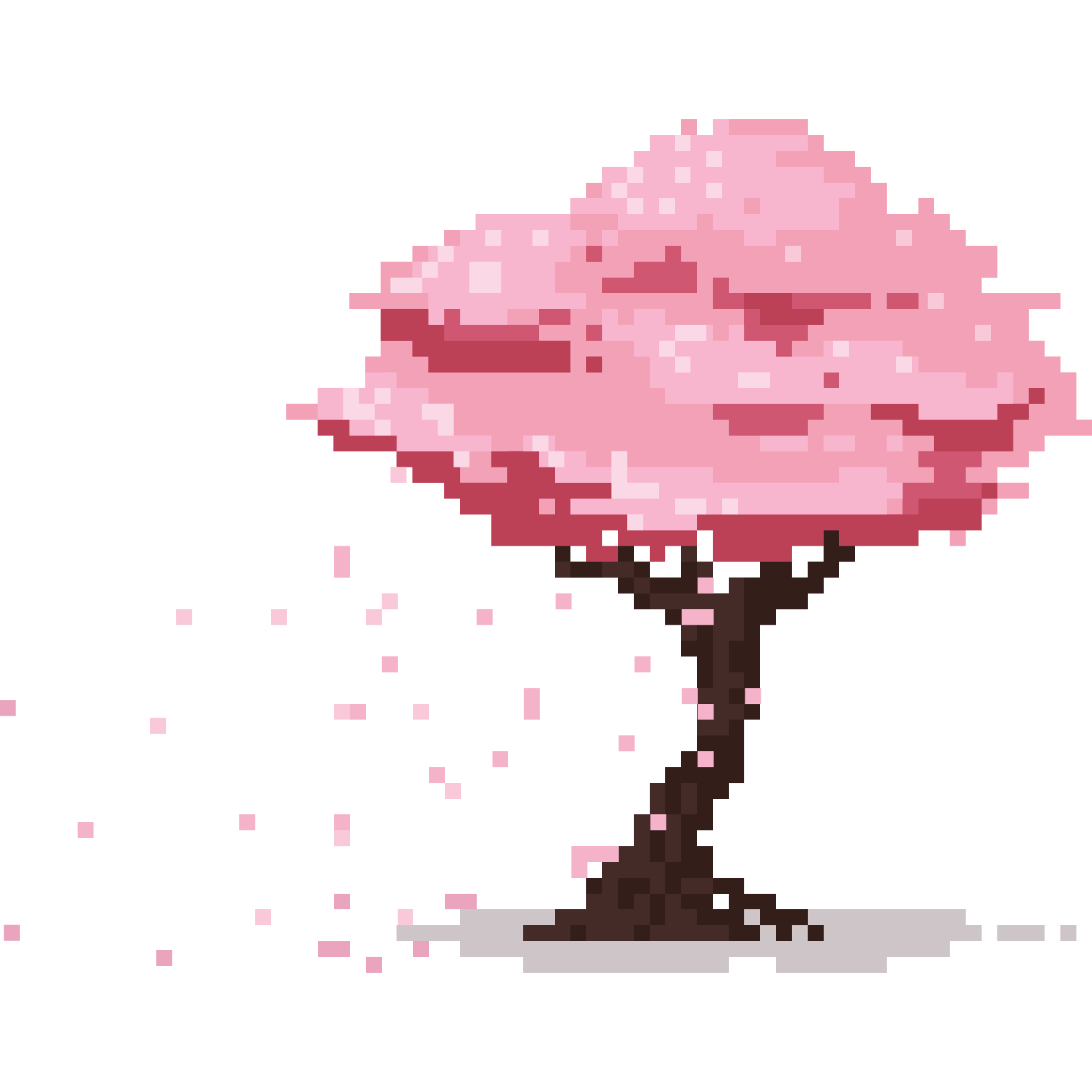 Pixel art sakura tree 27191072 PNG Pixel art sakura tree 27191072 PNG