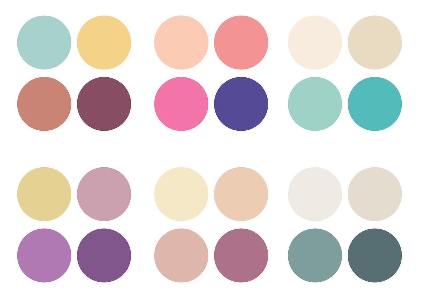 Abstract Colored Palette Guide. Pastel color set. RGB color. 27191121 ...