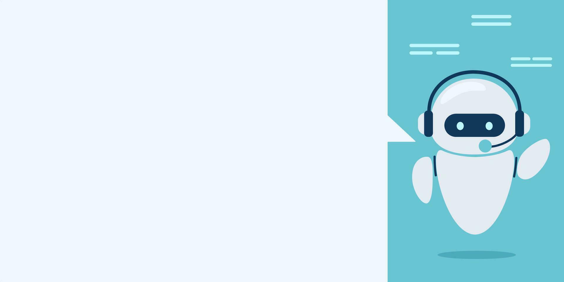 Digital Chat Bot Robot Assistant For Customer Support Concept Of Virtual Conversation