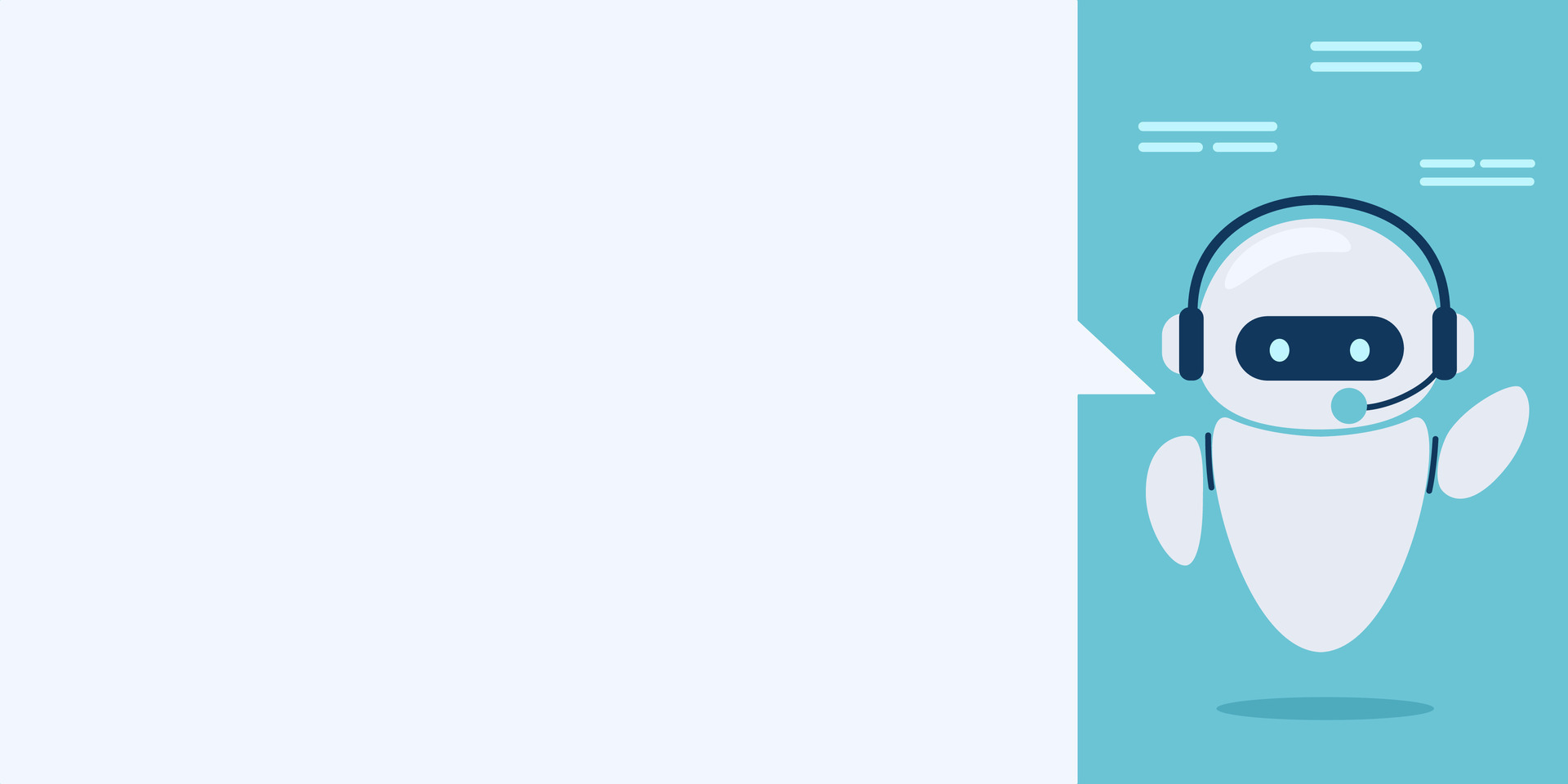 Digital Chat Bot Robot Assistant For Customer Support Concept Of Virtual Conversation