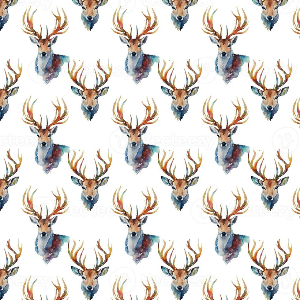 Reindeer head pattern 27198832 Stock Photo at Vecteezy