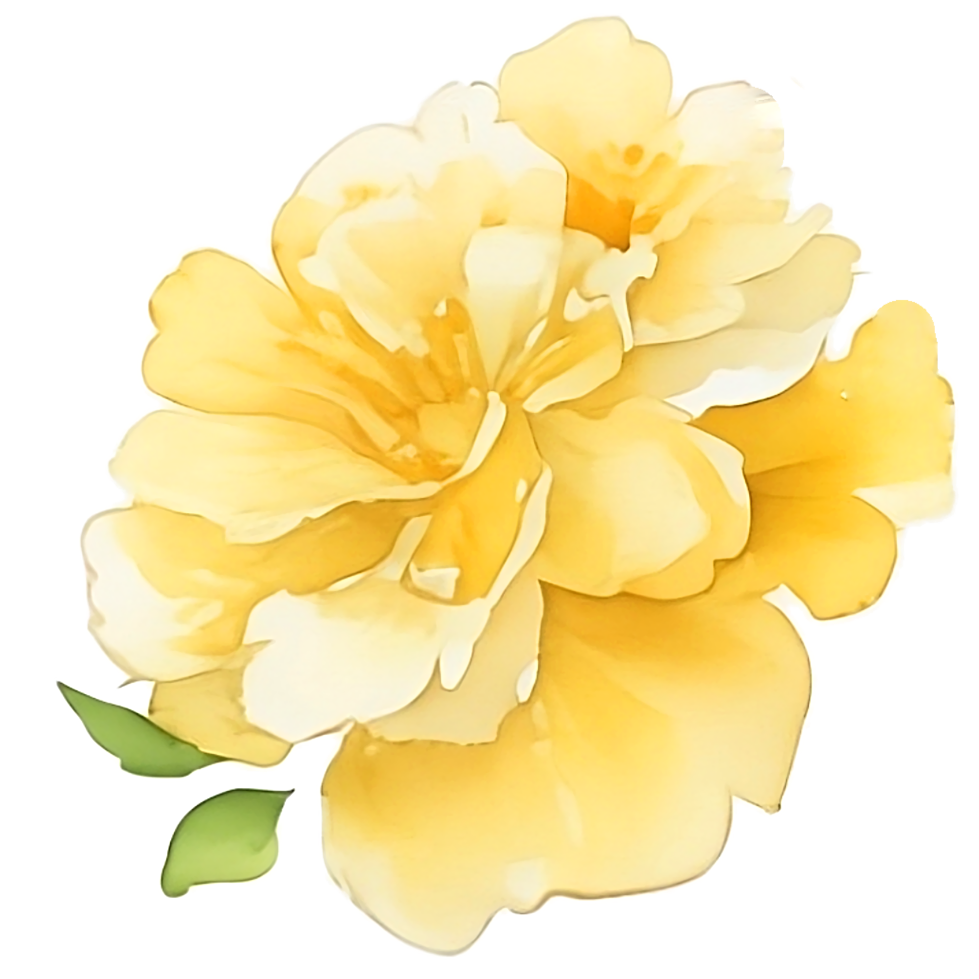Yellow Flower Watercolor 27201392 Png