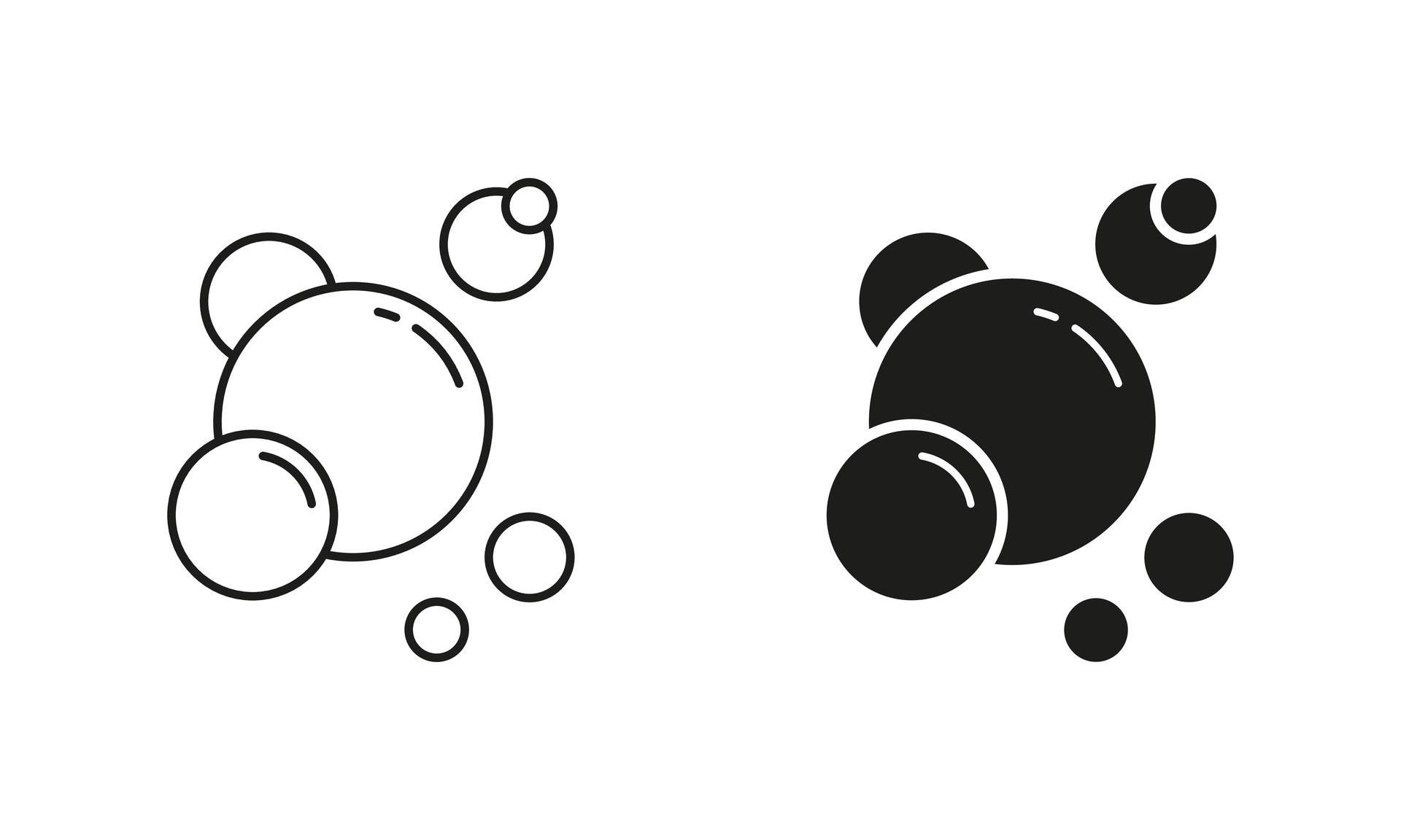 Air Bubble Clip Art Black And White