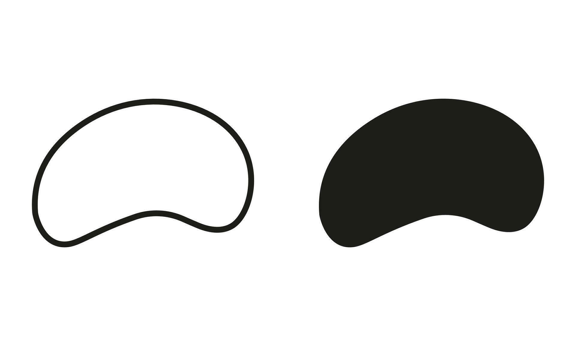 Abstract Amorphous Splodge Organic Blob Random Shape Line And