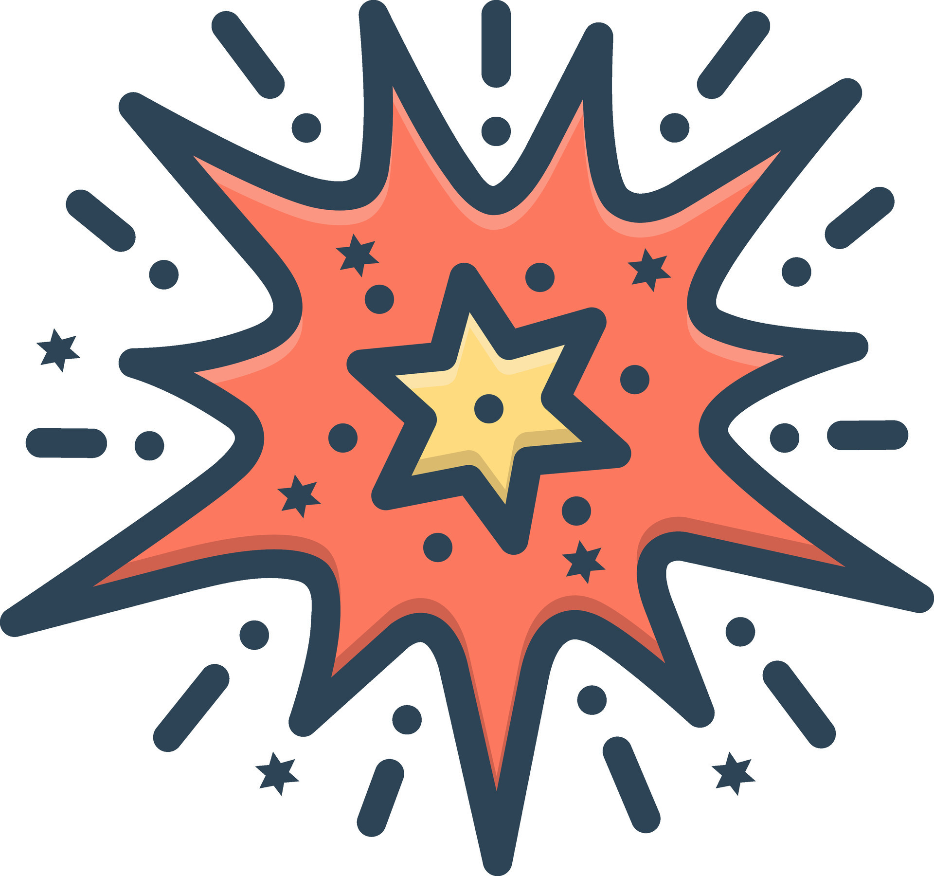 color icon for boom 27204102 Vector Art at Vecteezy