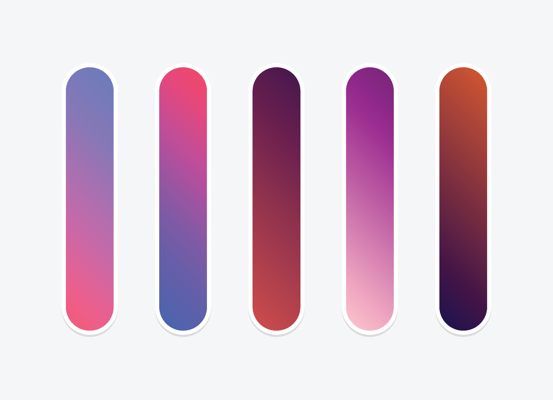 Vector colorful gradient background collection 27204830 Vector Art at ...