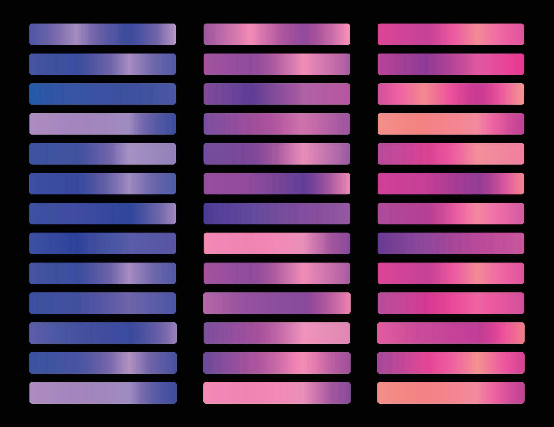 Set of trendy multicolored gradients and bright vibrant set of gradients background 27205079 ...