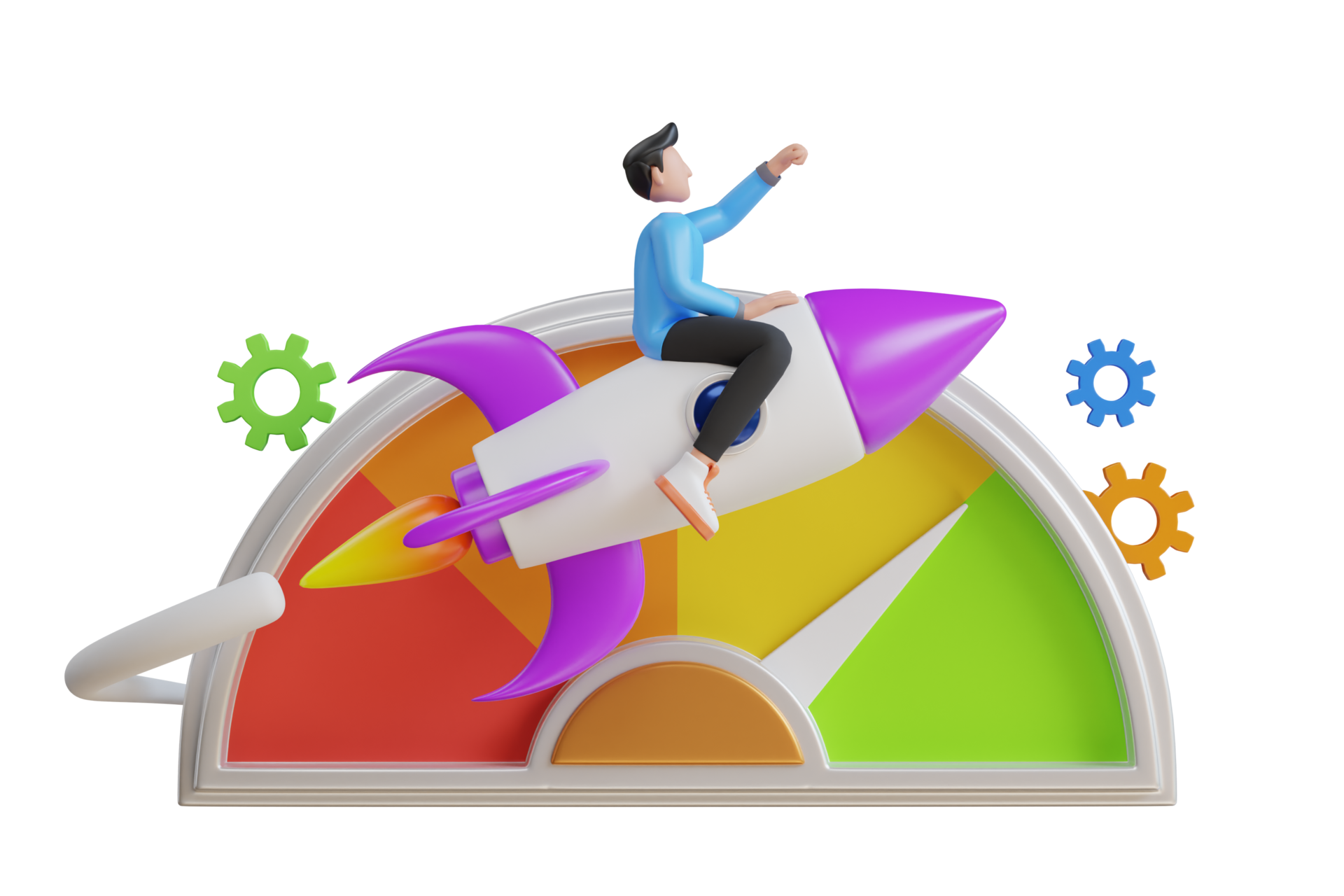 Website Loading Optimization, Page Speed and SEO. 3d illustration ... Website Loading Optimization, Page Speed and SEO. 3d illustration ...