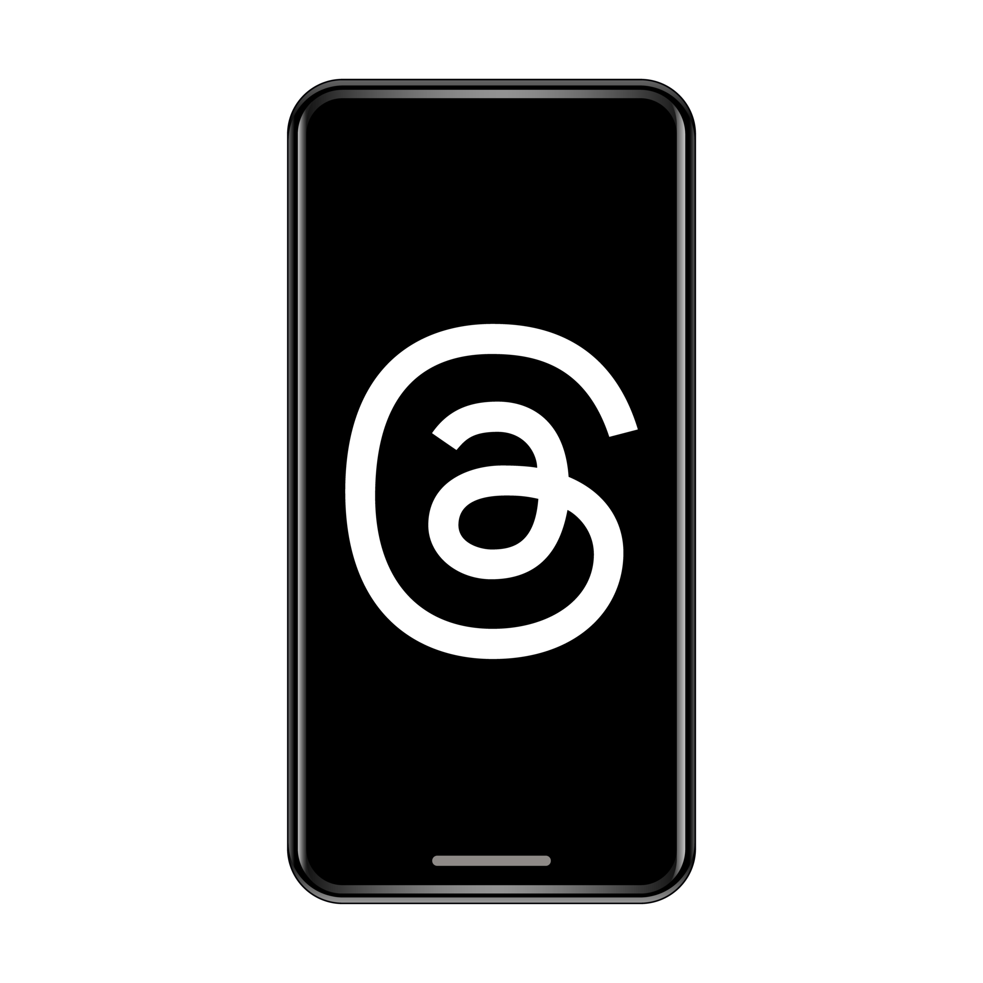 Threads Black Logo Threads Social Media Threads Social Media And Social Network Interface