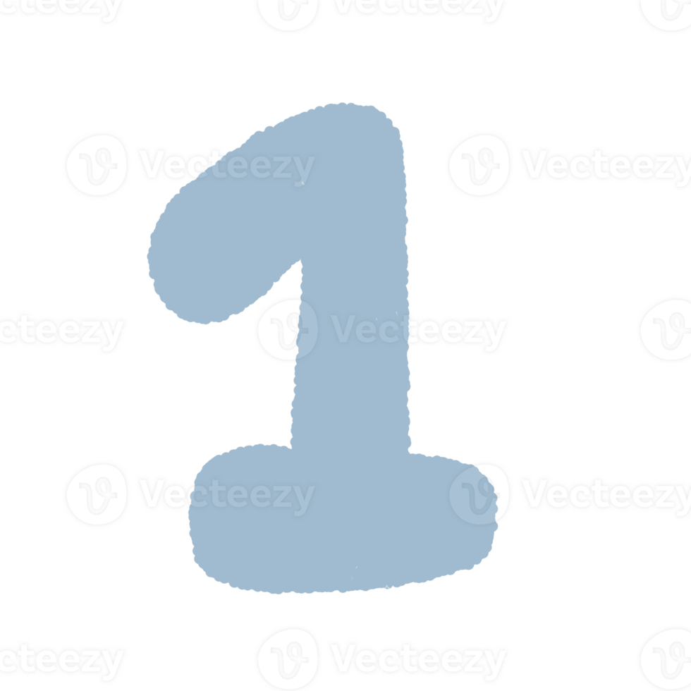 alphabet letter and number one colourful pastel 27206968 PNG