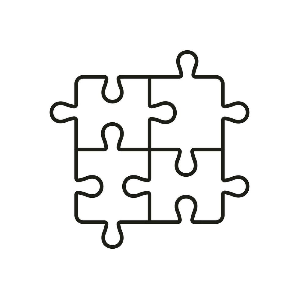 Puzzle Clipart Black And White