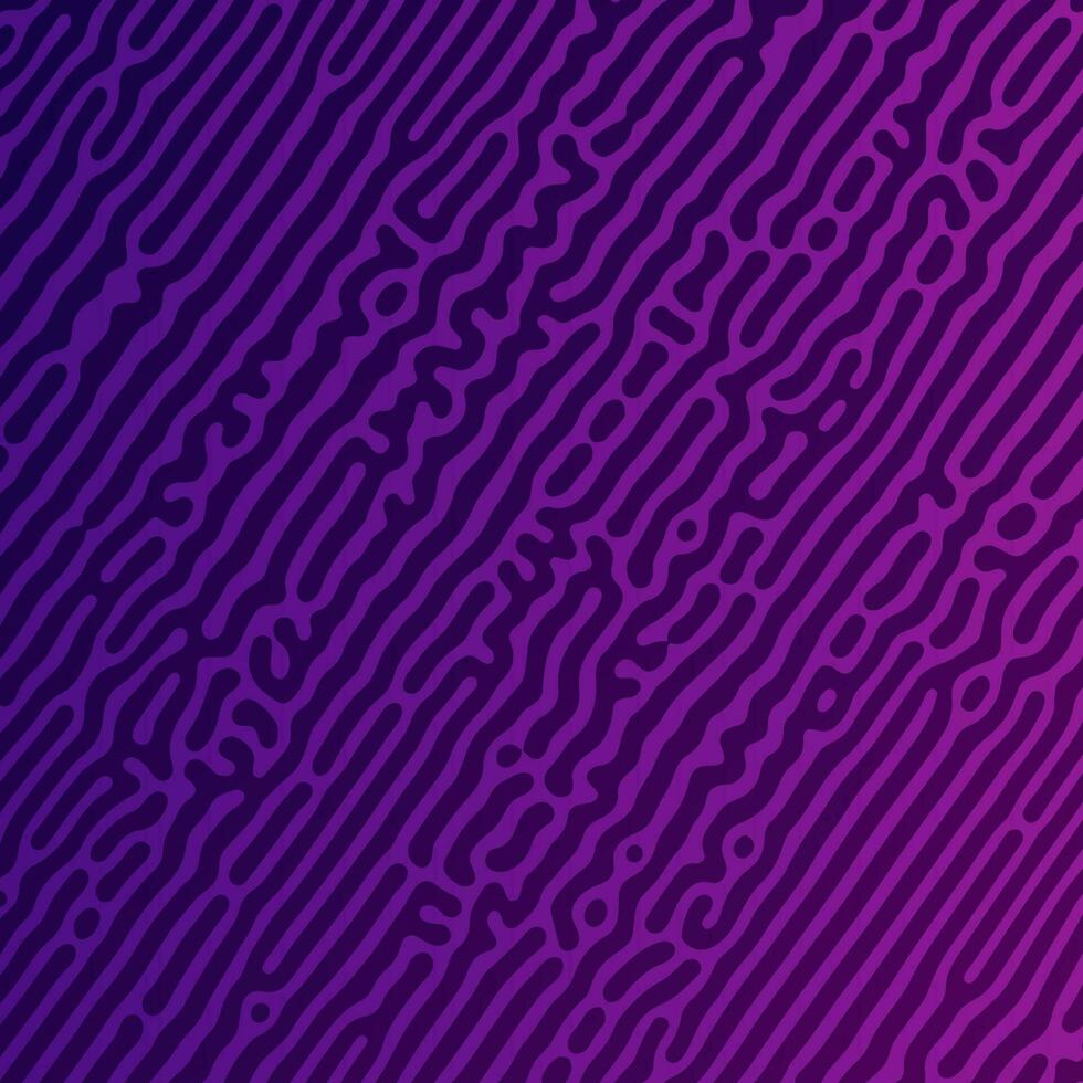 Purple Turing Reaction Gradient Background Abstract Diffusion Pattern With Chaotic Shapes