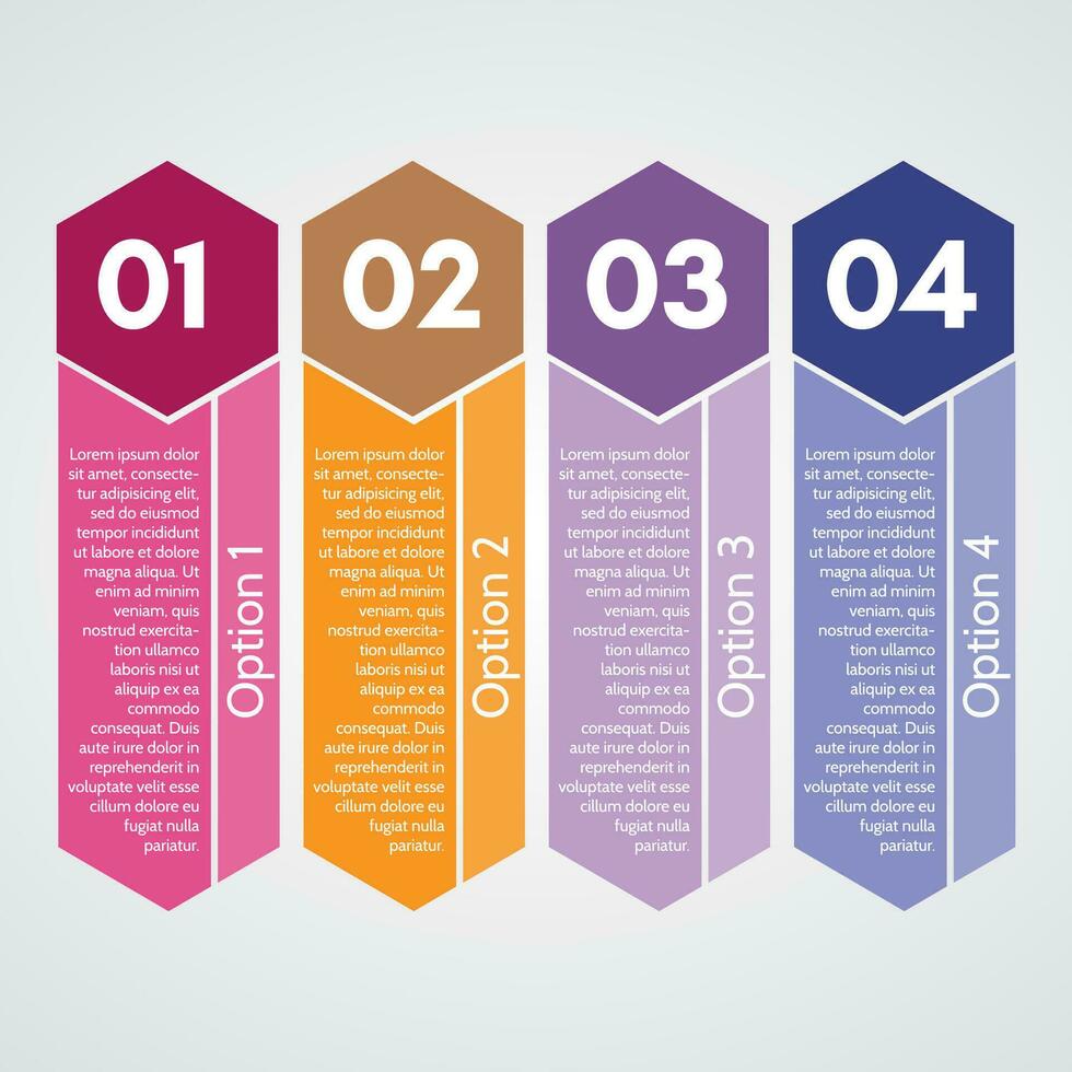 Cuatro Elementos De Diseño Infográfico Plantilla De Diseño Infográfico