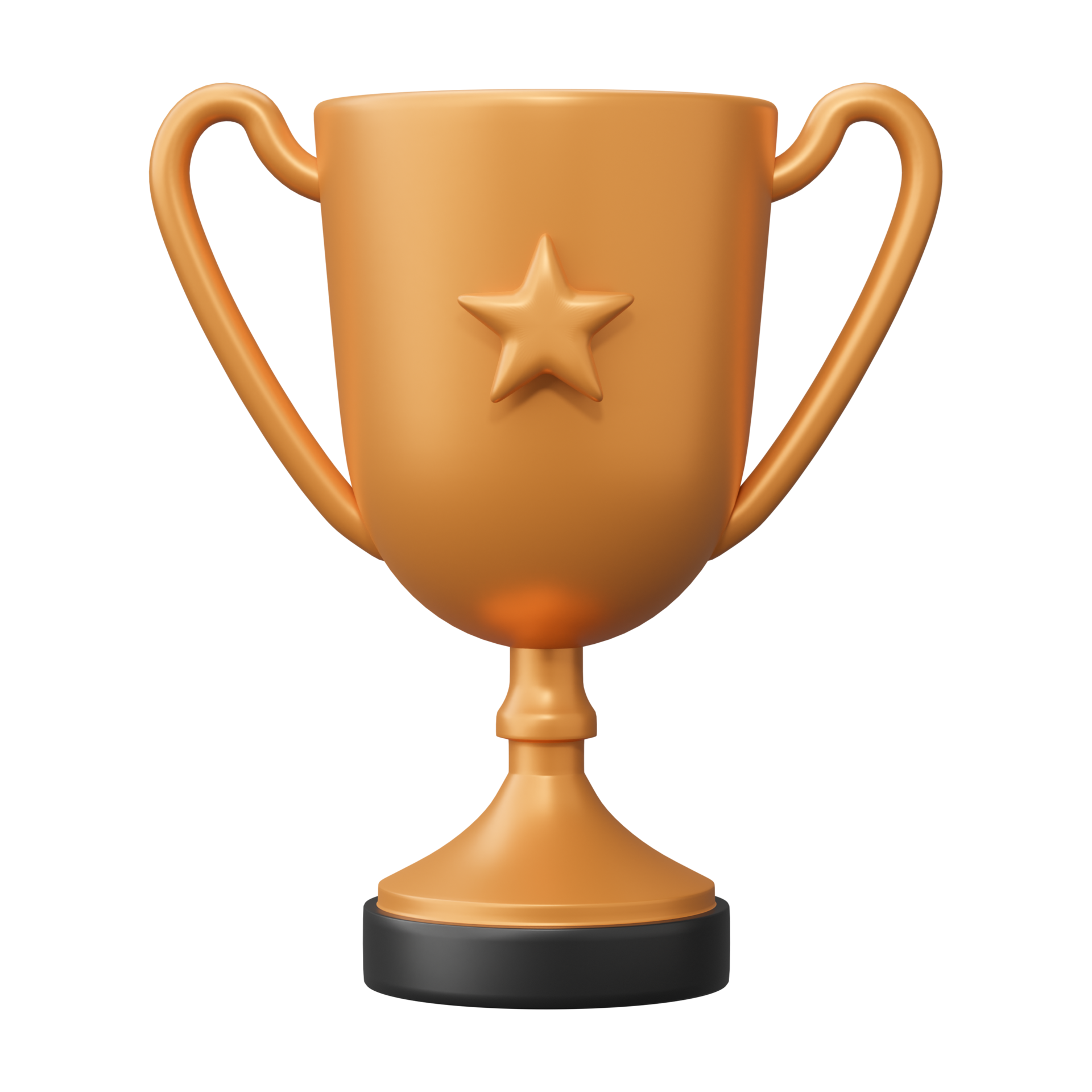 Bronze Champion Trophy Cup Award With Gold Star Concept Of Winner bronze-champion-trophy-cup-award-with-gold-star-concept-of-winner