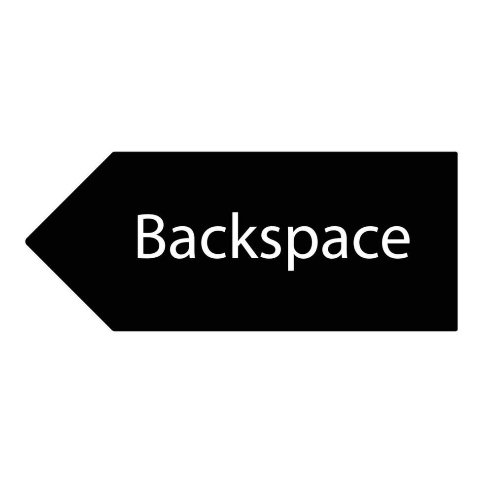 Backspace button icon vector 27210391 Vector Art at Vecteezy Backspace button icon vector 27210391 Vector Art at Vecteezy