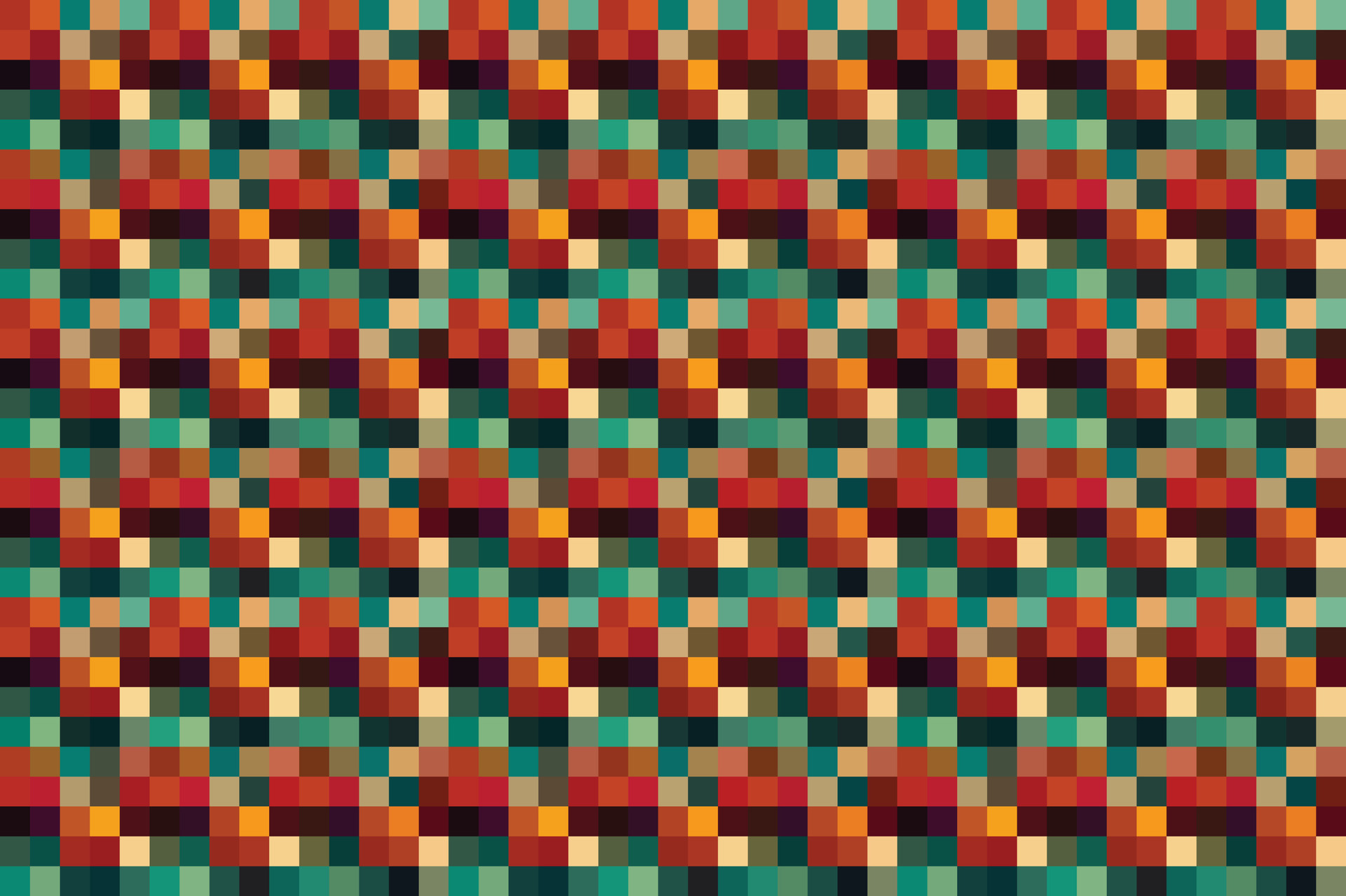 Pixelated Colorful Vibrant Geometric Grid Modern Abstract Pixel Noise
