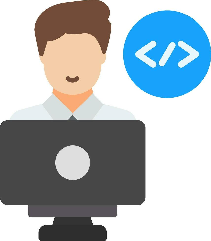 Programmer Vector Icon Design 27213255 Vector Art at Vecteezy