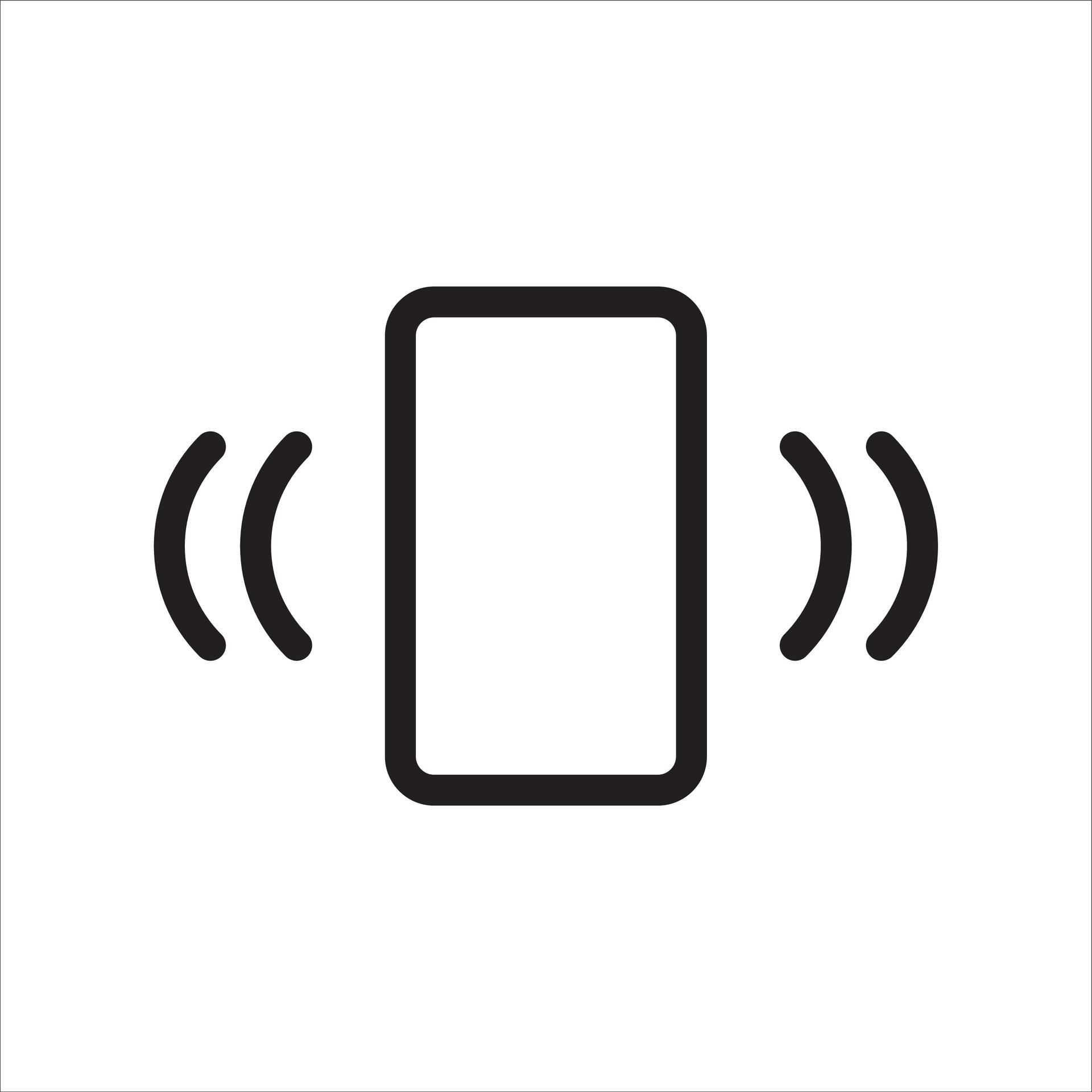 vibration on phone icon vector illustration symbol 27222498 Vector Art at Vecteezy