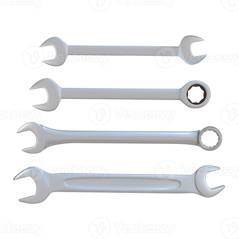 3D Rendering Different Types Of Wrenches 27226158 PNG 3D Rendering Different Types Of Wrenches 27226158 PNG