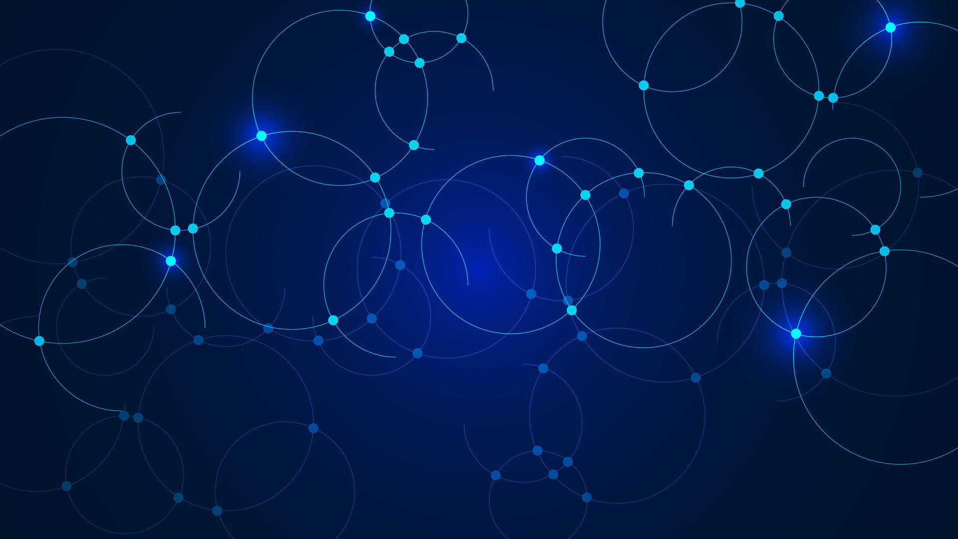 Abstract Geometric Plexus Circle With Glowing Particle Digital Network Connection And Global