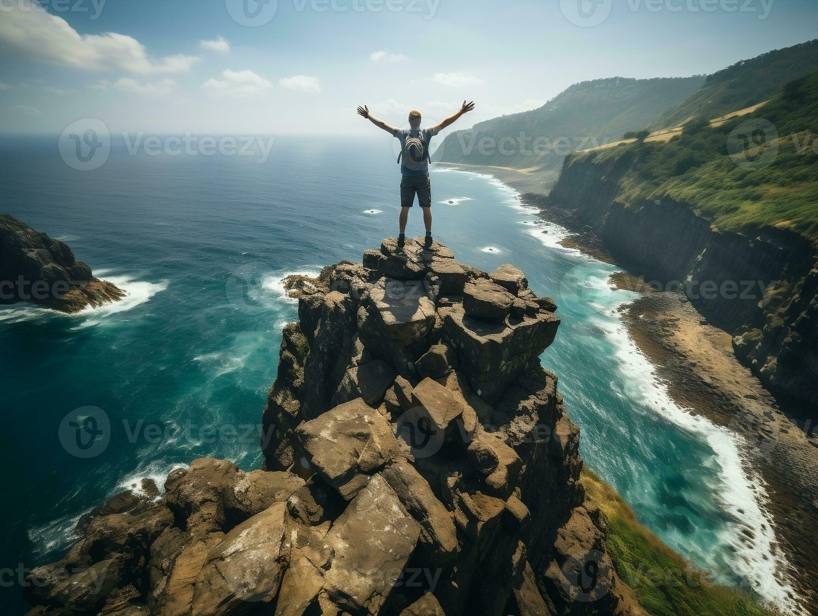 Cliff Edge Looking Over