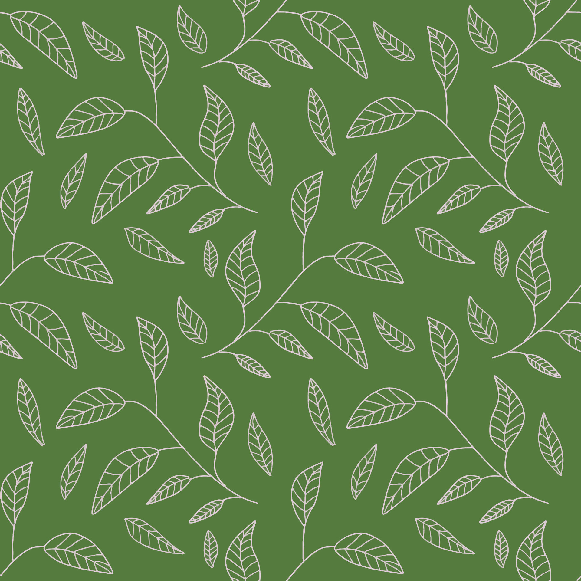 Leaf floral vector art seamless pattern 27232018 Vector Art at Vecteezy