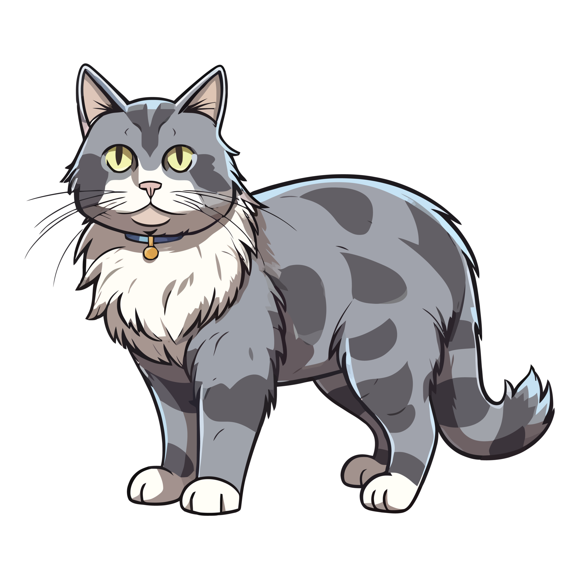 Proud American Bobtail Cat Ai Generative 27233041 Png
