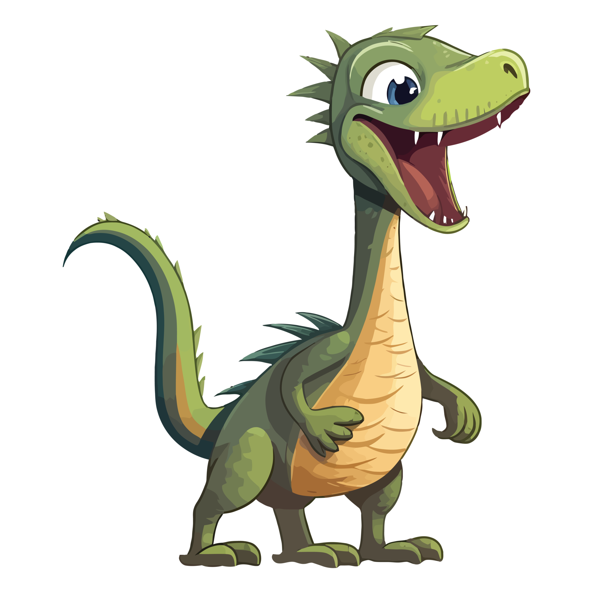Roaring Charm Adorable 2D Baryonyx Dinosaur Artwork AI Generative roaring-charm-adorable-2d-baryonyx-dinosaur-artwork-ai-generative