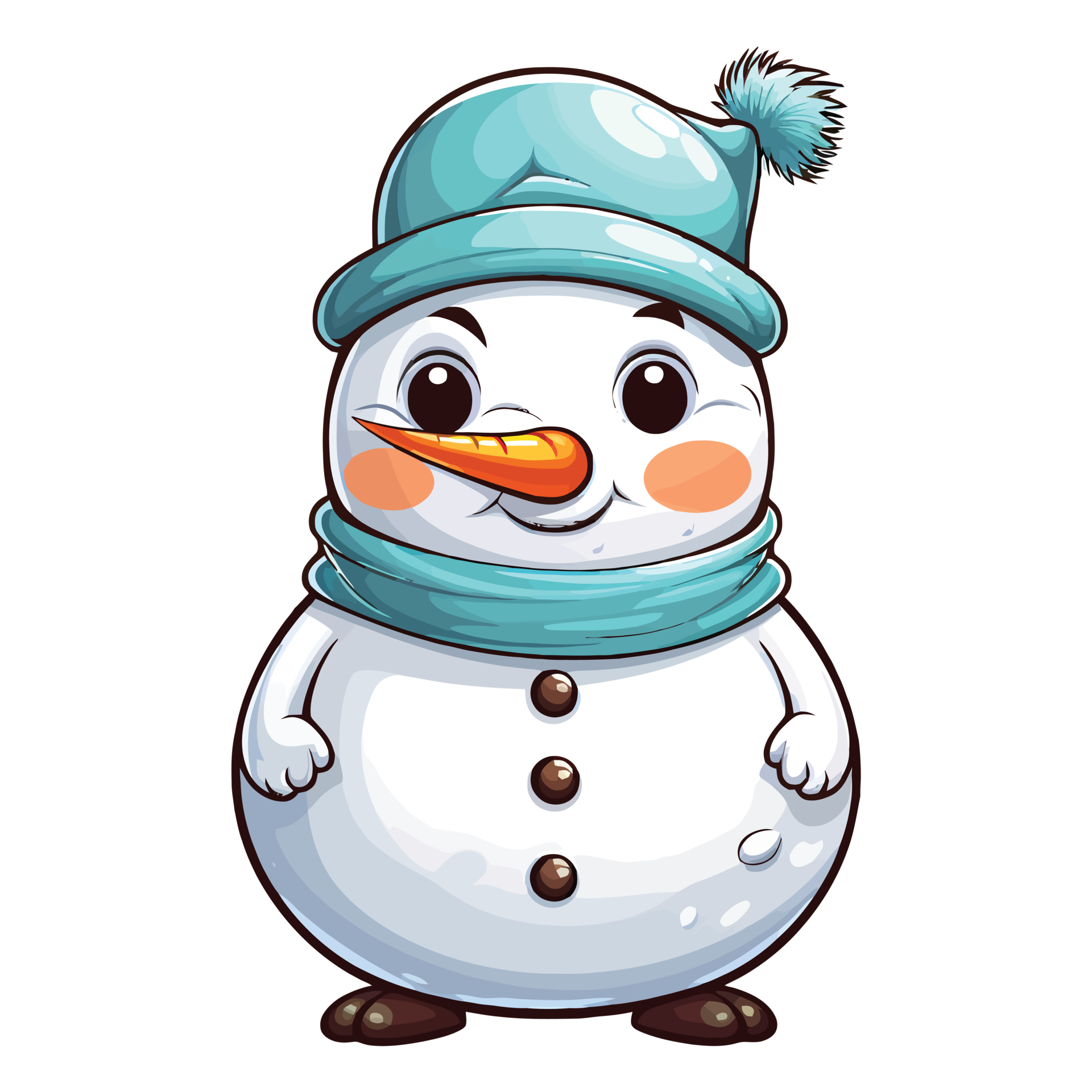 Cute Snowman Clip Art