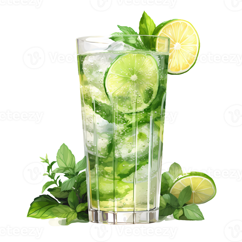 Mojito Cocktail Watercolor Clipart AI Generative 27237481 PNG Mojito Cocktail Watercolor Clipart AI Generative 27237481 PNG