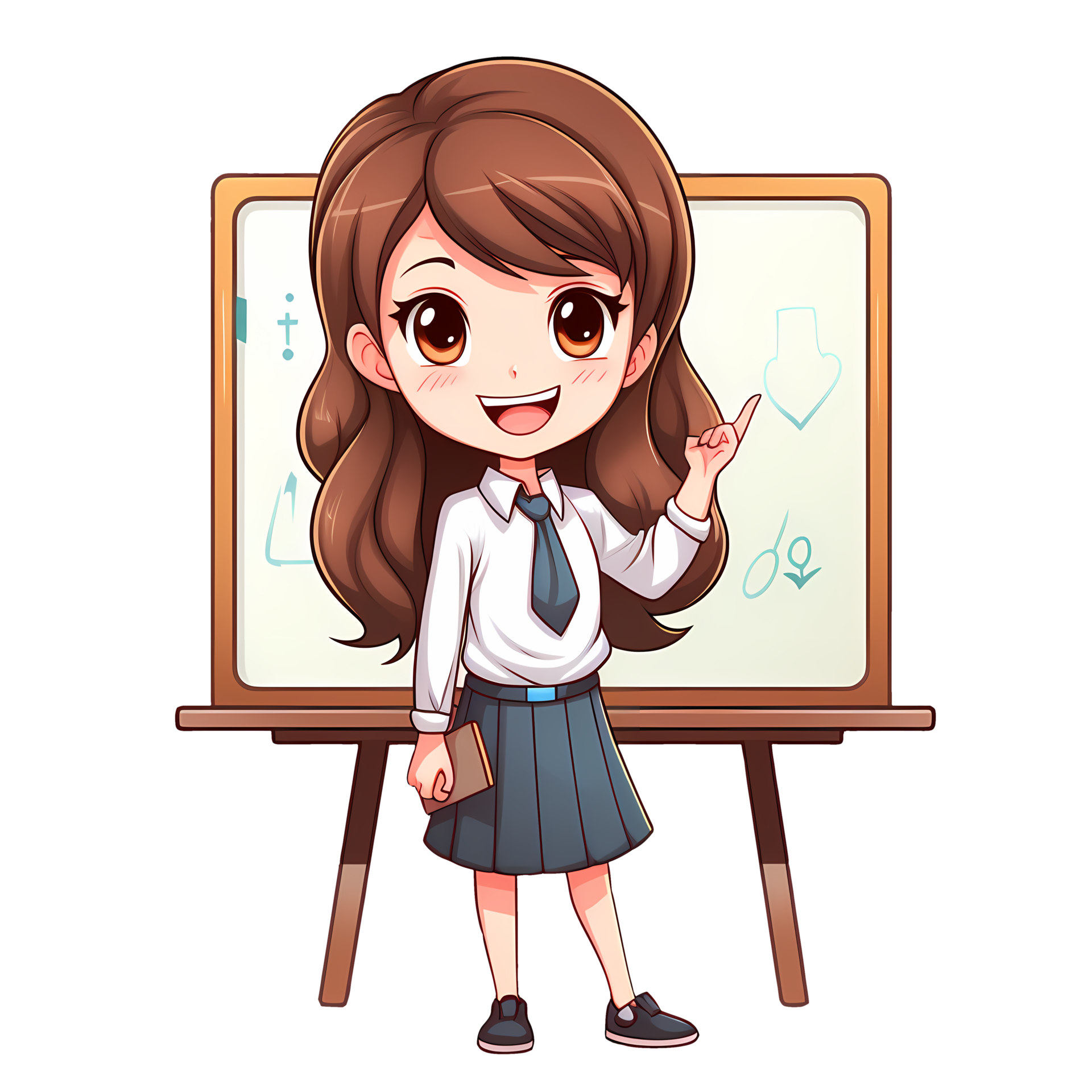 Cute Teacher Back To School Clipart AI Generative 27237881 PNG cute-teacher-back-to-school-clipart-ai-generative-27237881-png