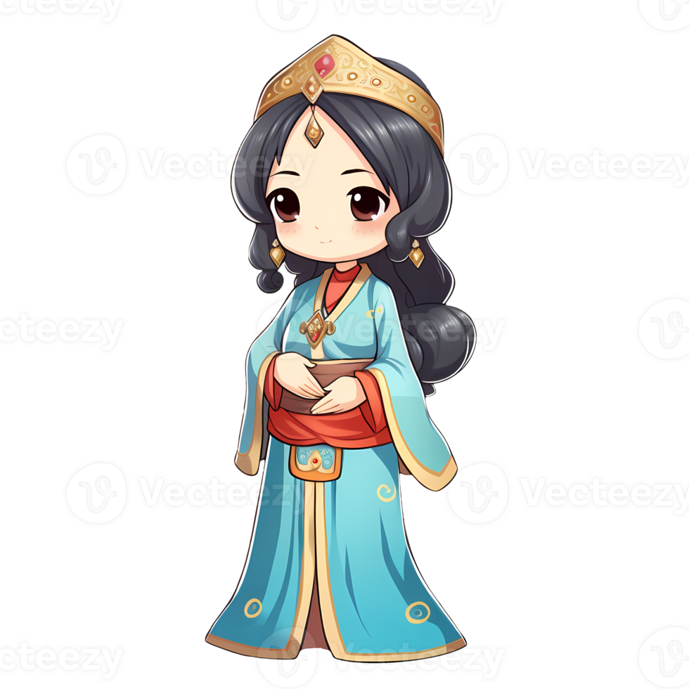 Cute Princess Clipart Illustration AI Generative 27238411 PNG Cute Princess Clipart Illustration AI Generative 27238411 PNG