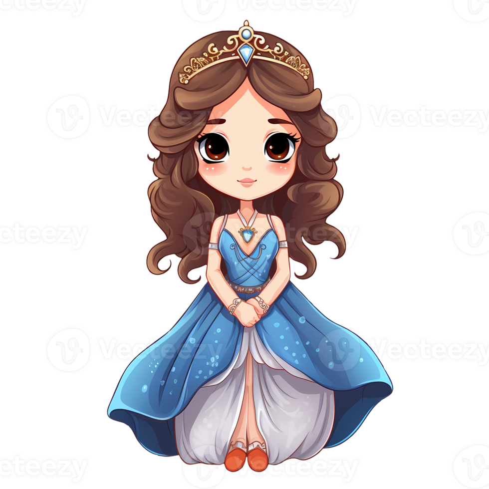Cute Princess Clipart Illustration AI Generative 27238439 PNG Cute Princess Clipart Illustration AI Generative 27238439 PNG