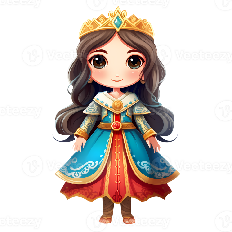 Cute Princess Clipart Illustration AI Generative 27238441 PNG Cute Princess Clipart Illustration AI Generative 27238441 PNG