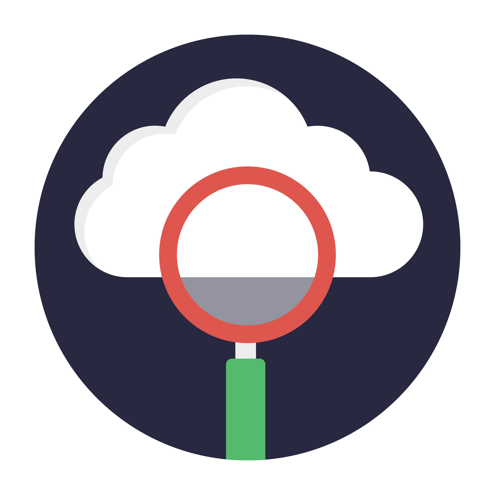 Cloud computing network sharing, cloud service 27241124 Vector Art at ...