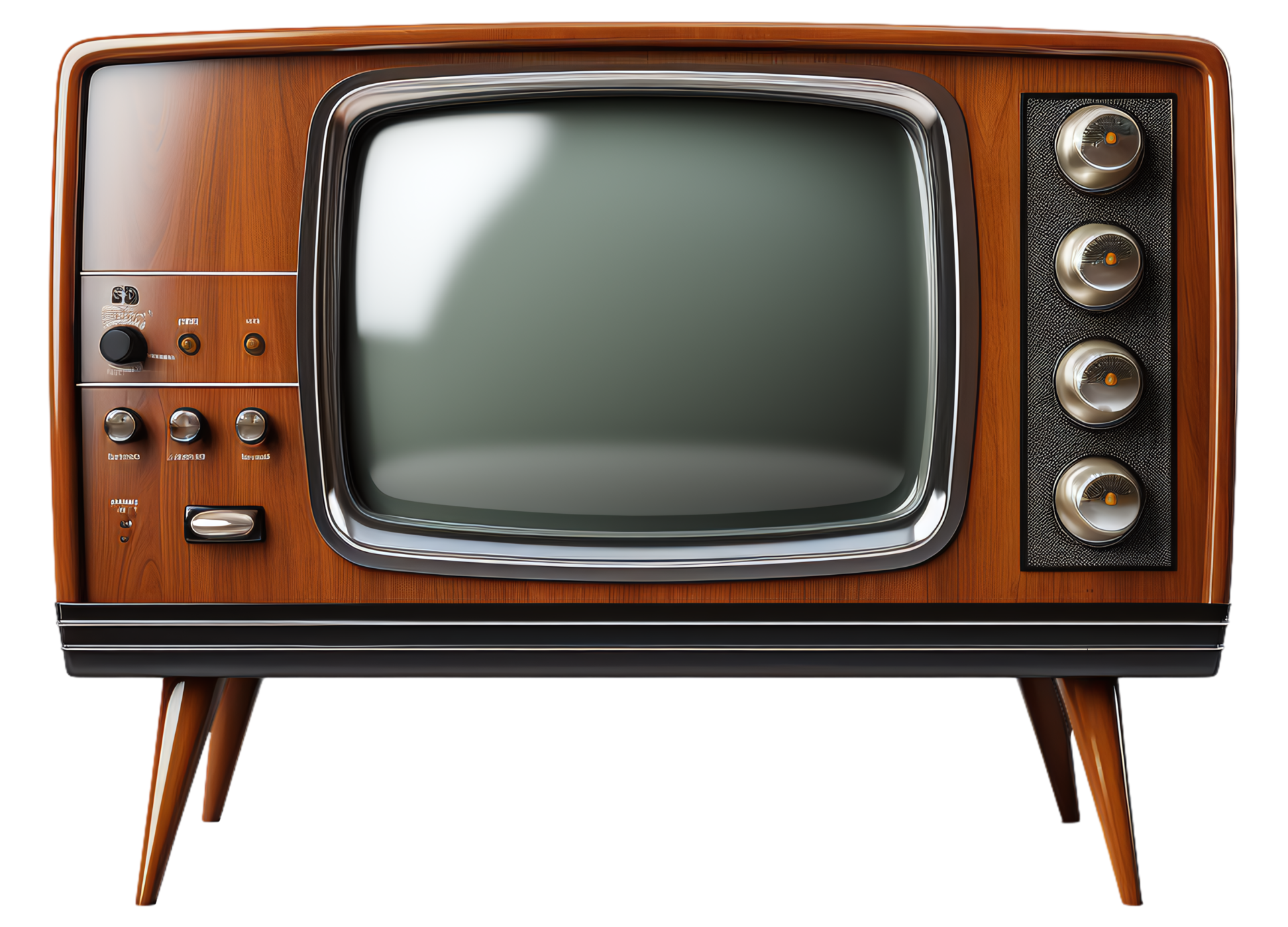 Old vintage TV 27243461 PNG