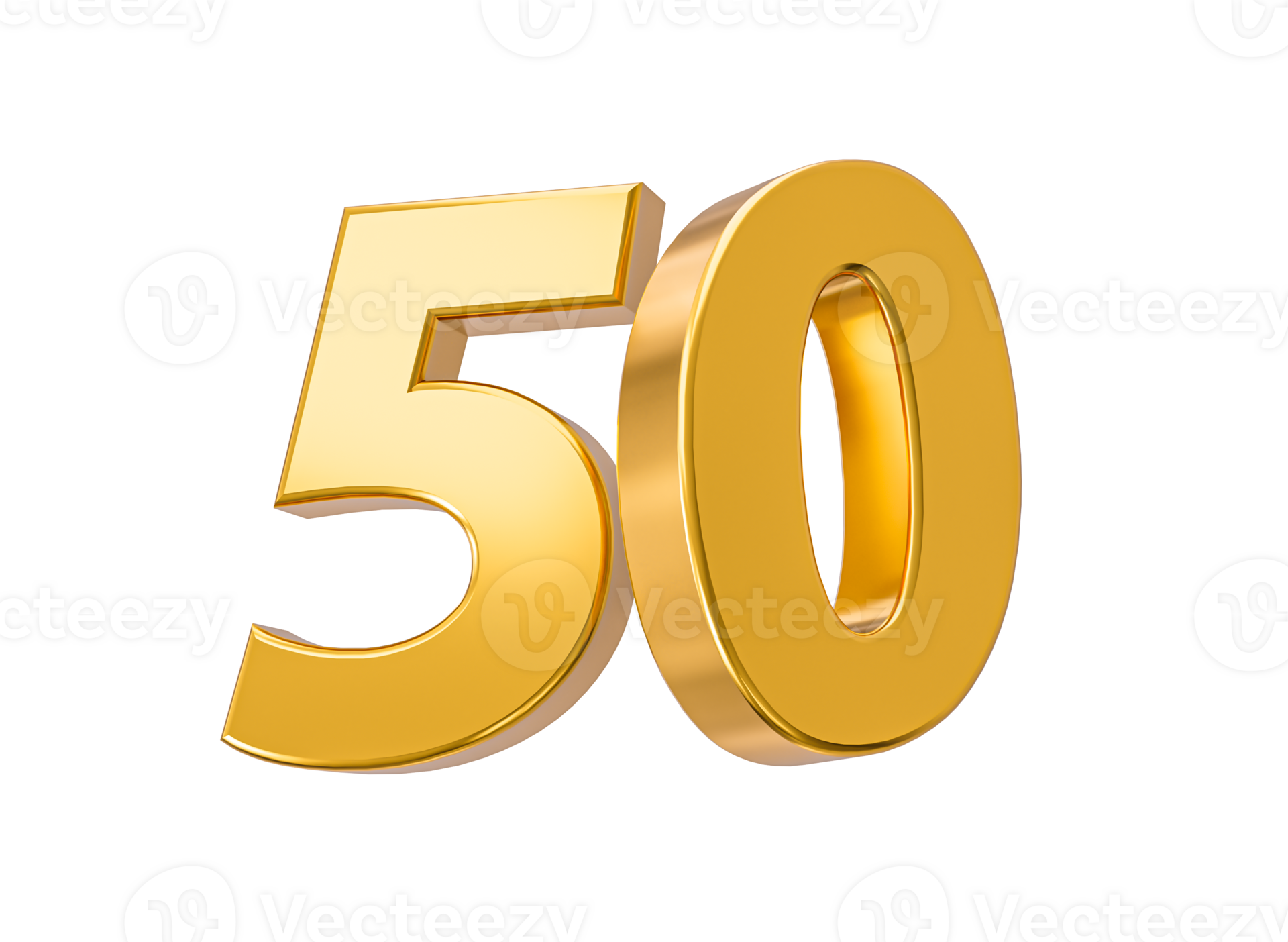 50 percent off on sale. Gold percent isolated 50th Anniversary celebration 3D Golden numbers 3d ...