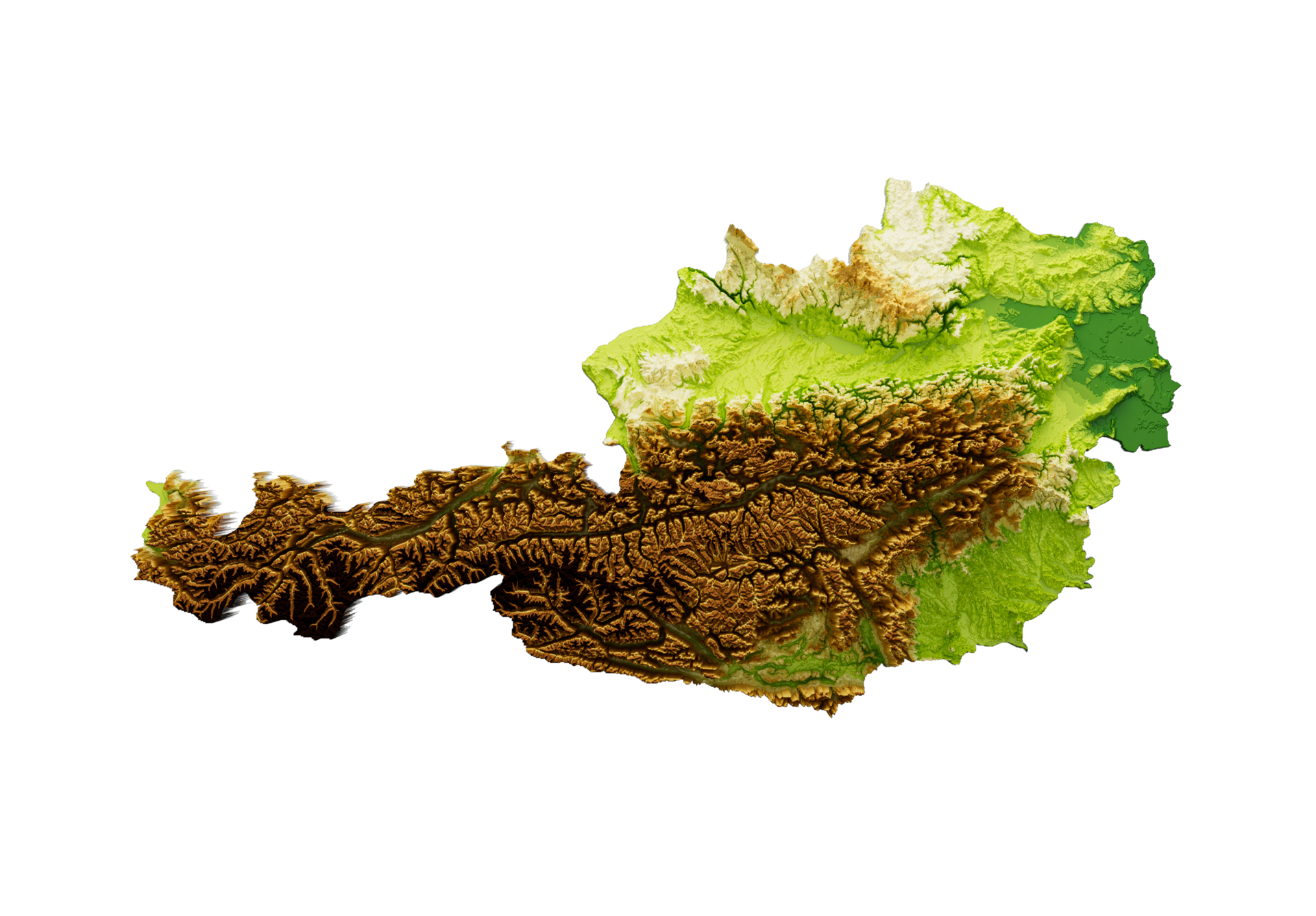 Austria Map Shaded relief Color Height map 3d illustration 27243983 PNG Austria Map Shaded relief Color Height map 3d illustration 27243983 PNG