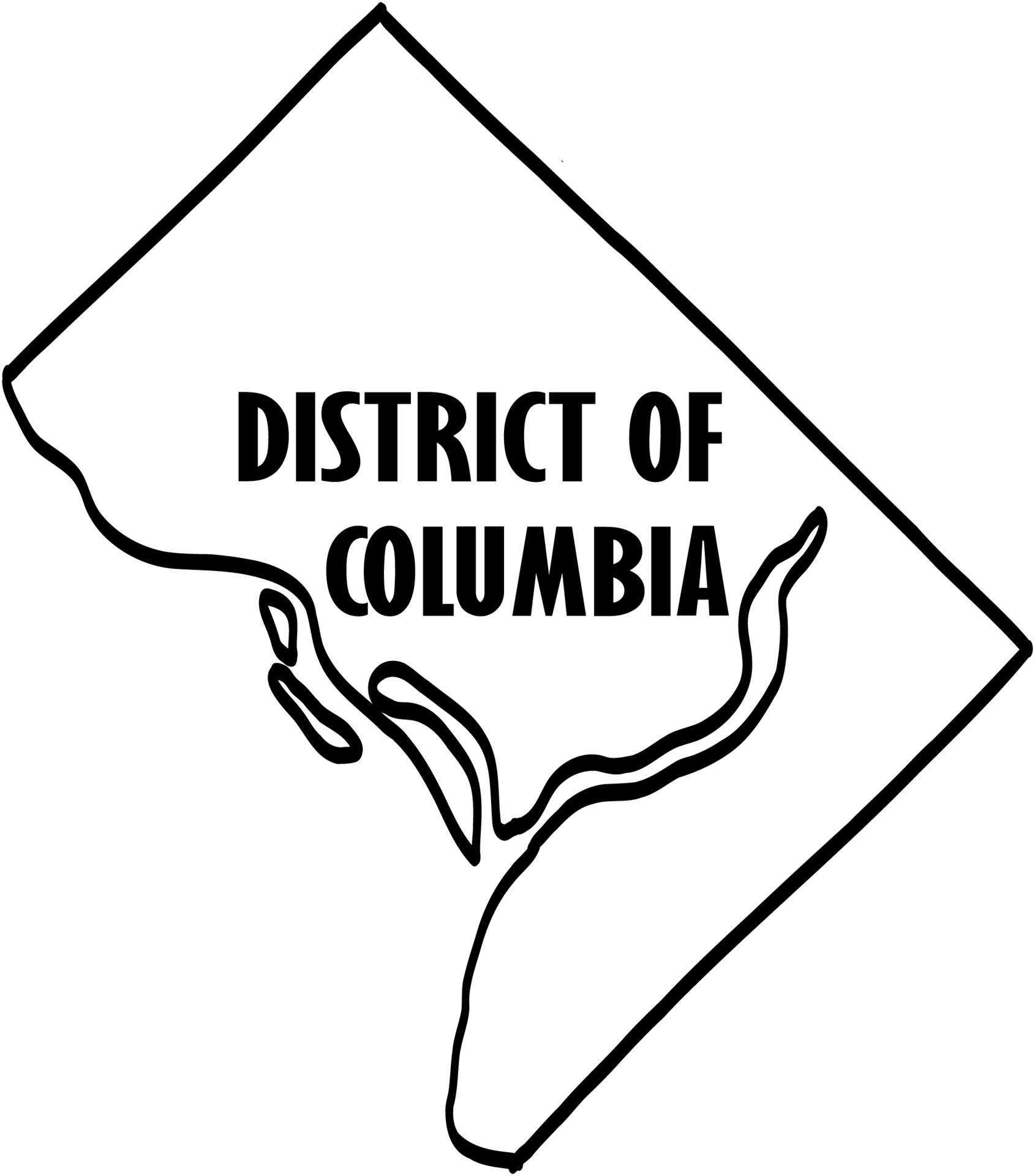 outline drawing of washington dc state map. 27244984 PNG outline drawing of washington dc state map. 27244984 PNG