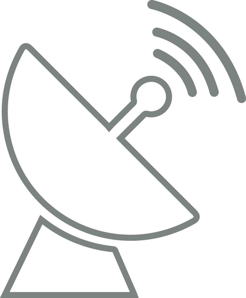 Satellite dish icon over white background. Broadcasting pictogram vector illustration 27245475 ...